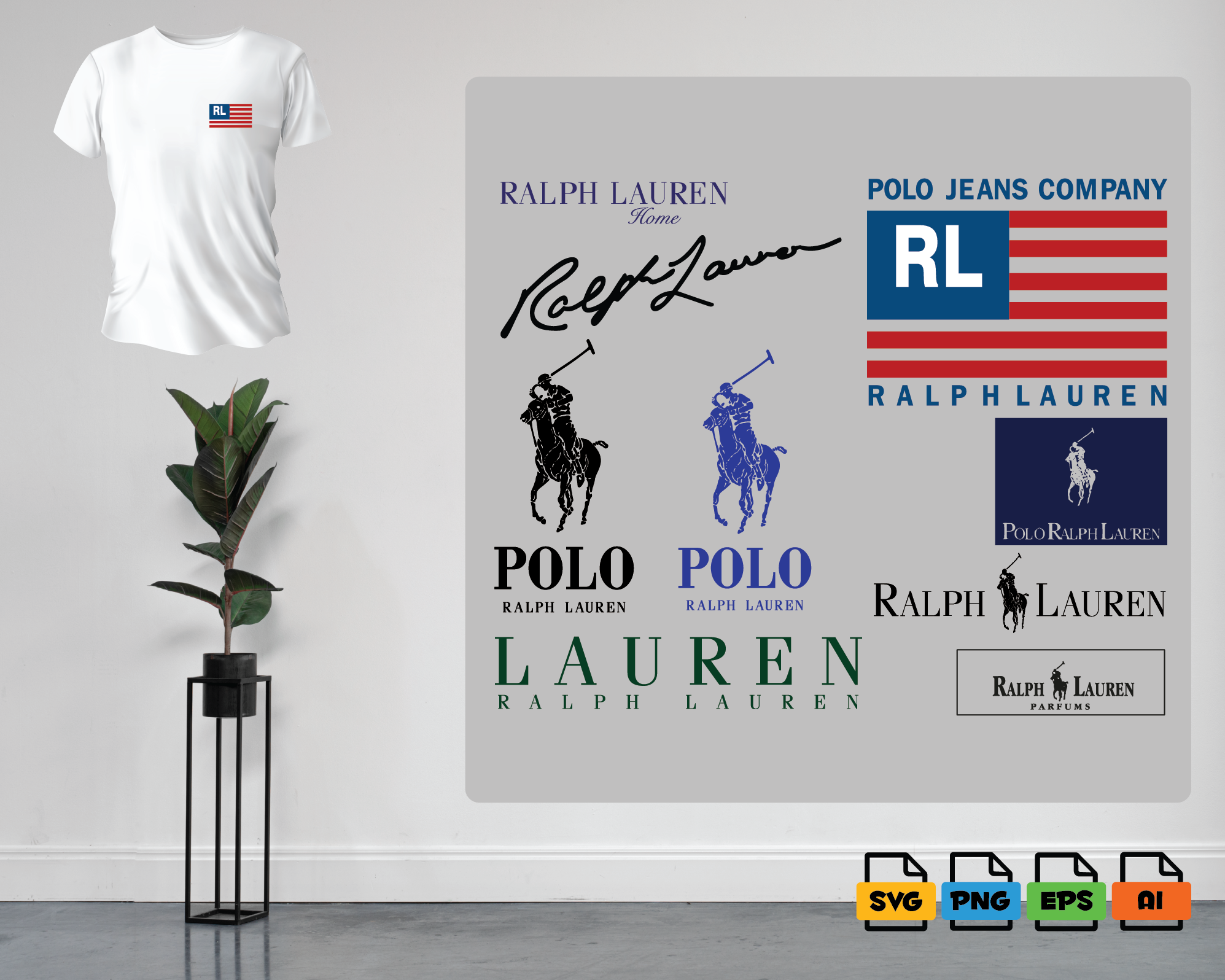 RALPH LAUREN SVG and PNG Formats - For Cricut and Canva - RA | Inspire ...