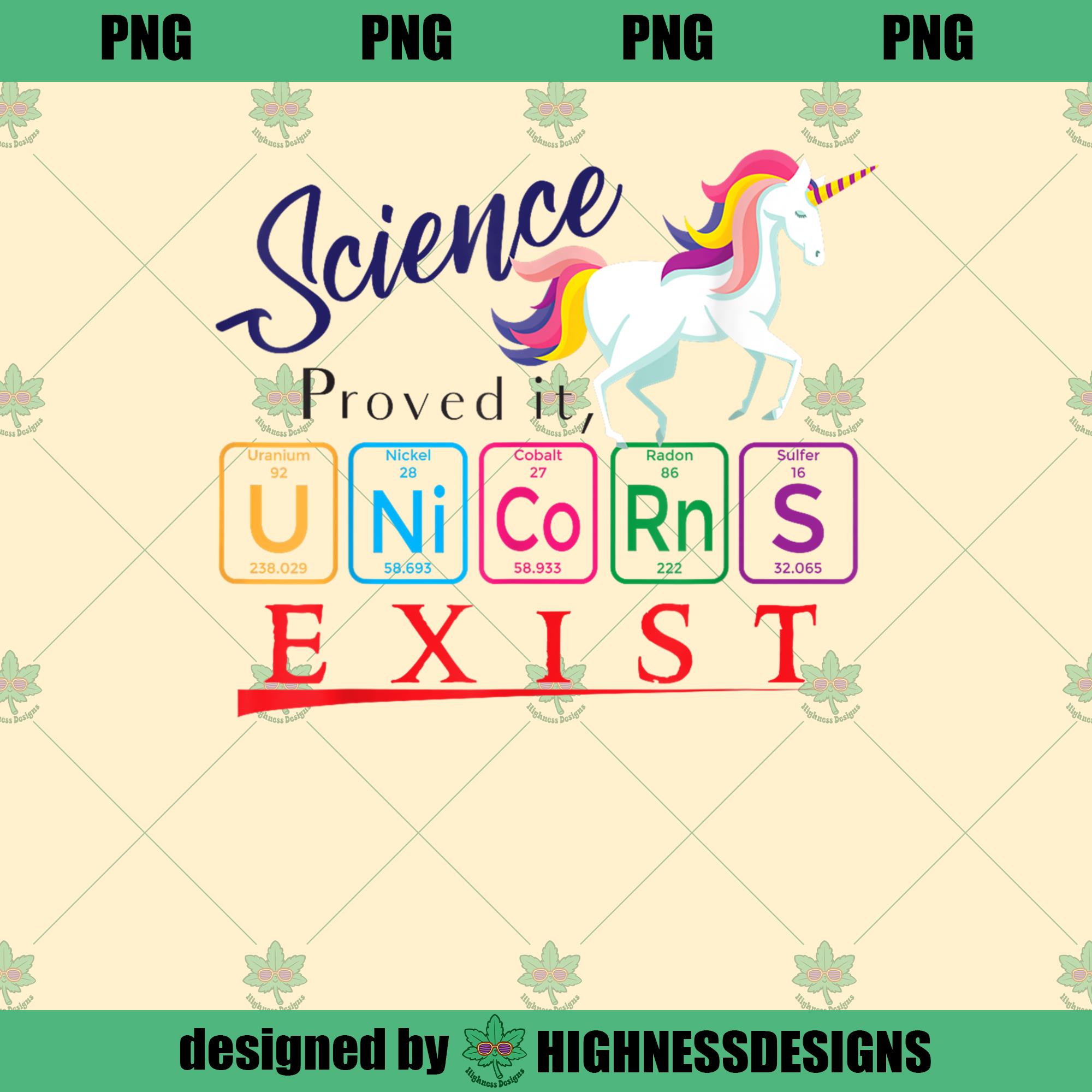 Science Proved It, Unicorns Exist, Periodic Table PNG Downlo | Inspire ...