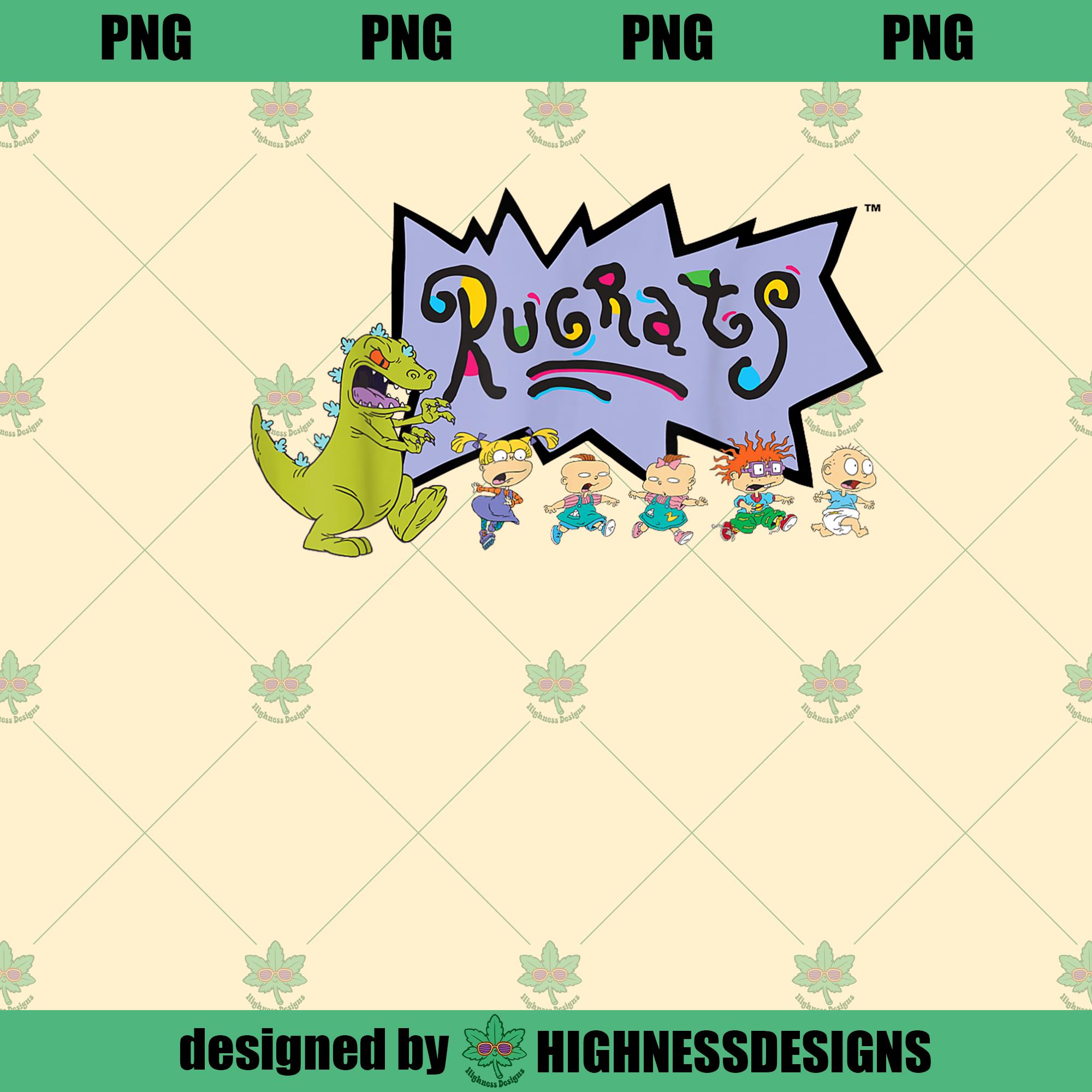 Rugrats Logo Character Line Up PNG Download - Inspire Uplift