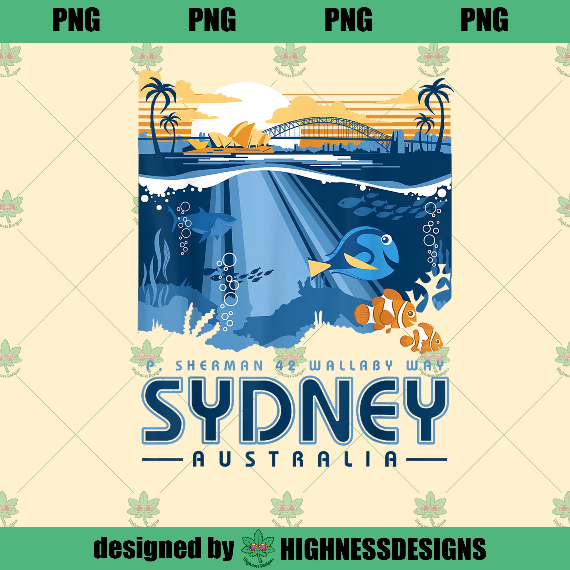 Disney Pixar Finding Nemo Sydney Australia Poster PNG Downlo | Inspire ...