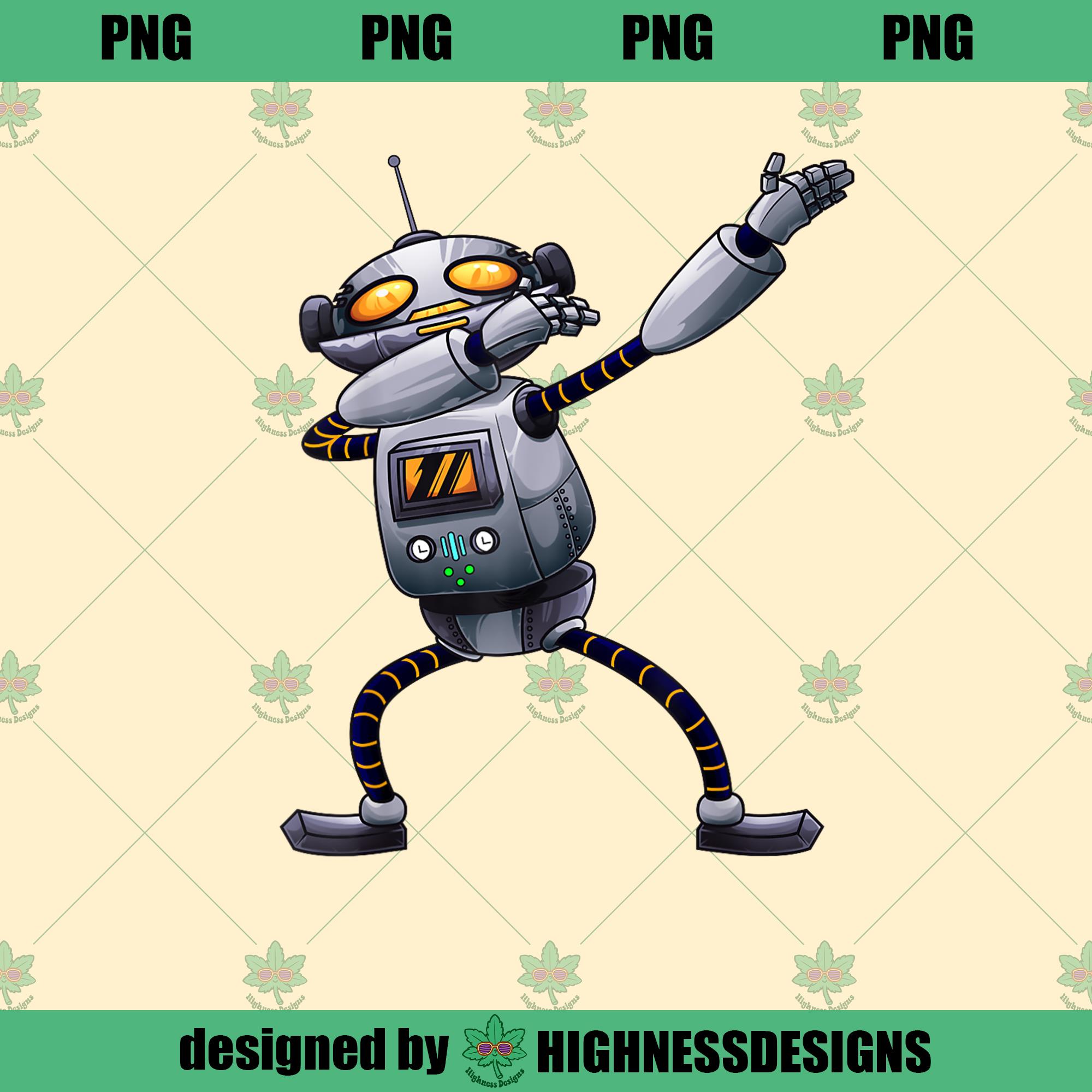 Funny Dabbing Robot Cute Dab Dance Move Trend Machine Gift P | Inspire ...
