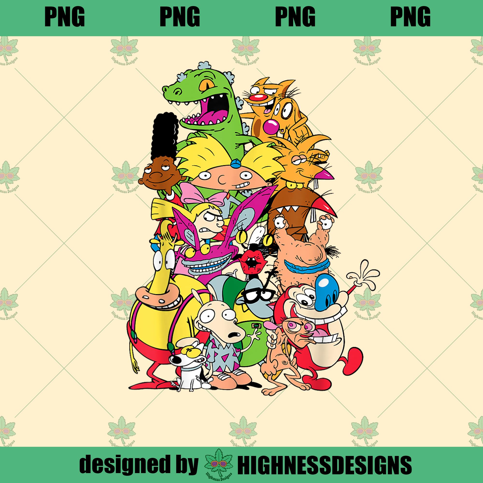 Nickelodeon Classic 90s Throwback Character PNG Download - Inspire Uplift
