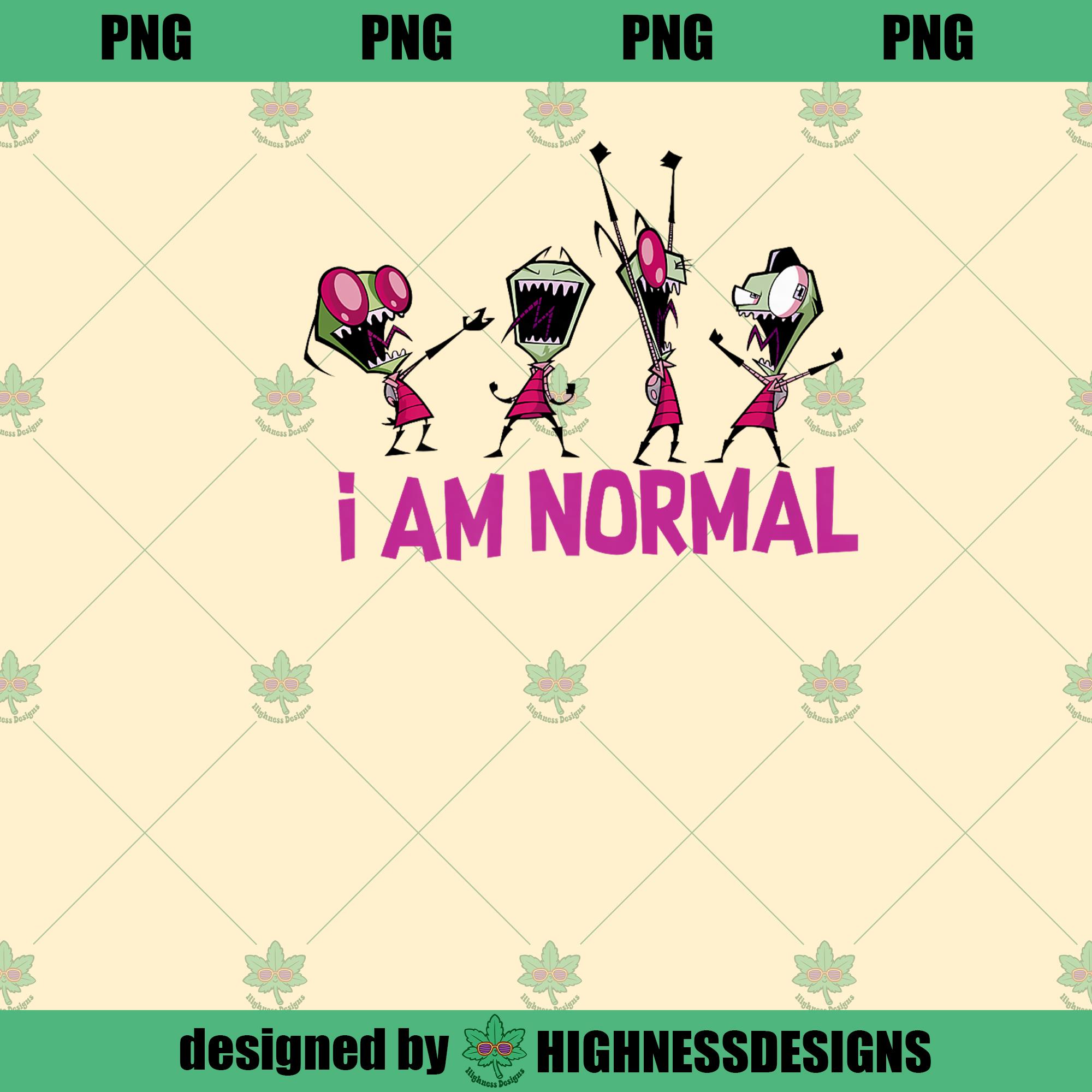 Nickelodeon Invader Zim I Am Normal Dance Premium PNG Downlo - Inspire ...