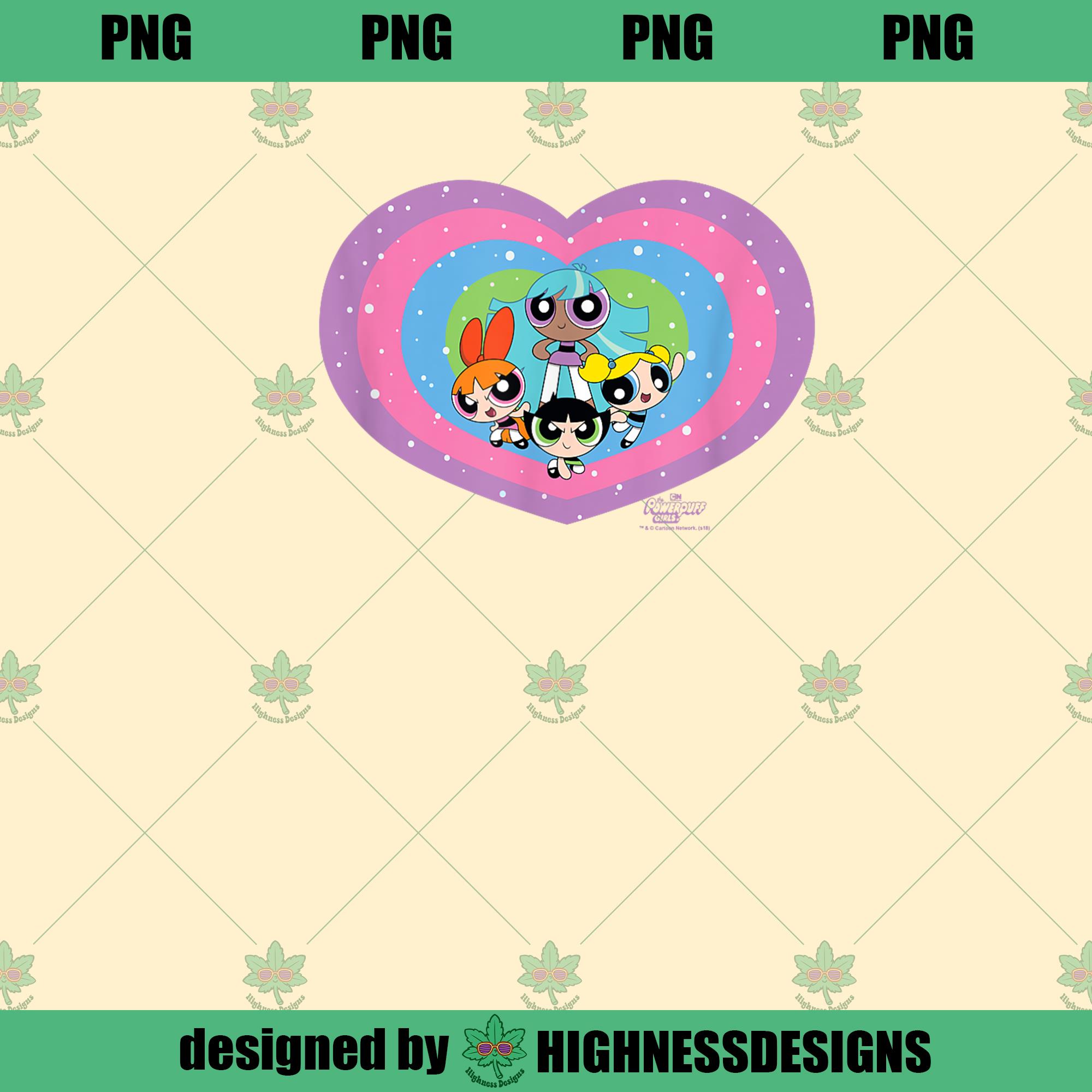 The Powerpuff Girls Heart Group PNG Download | Inspire Uplift