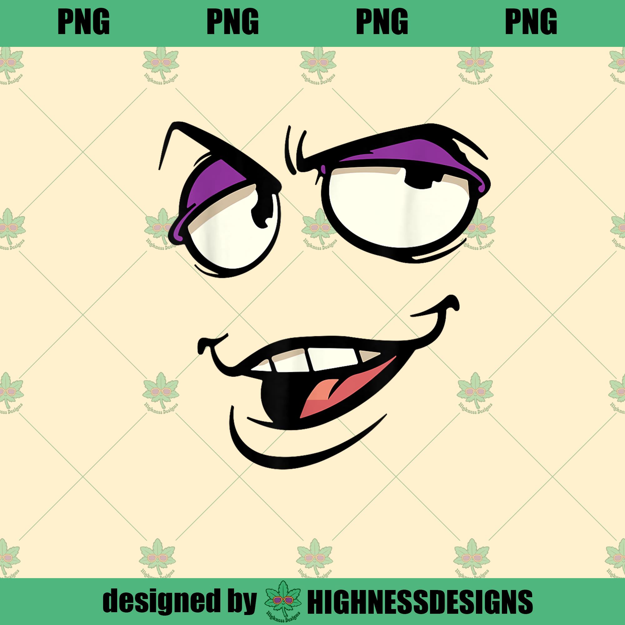 Funny Smile Grimace Cartoon Raised Eyebrow Expression Humor | Inspire ...