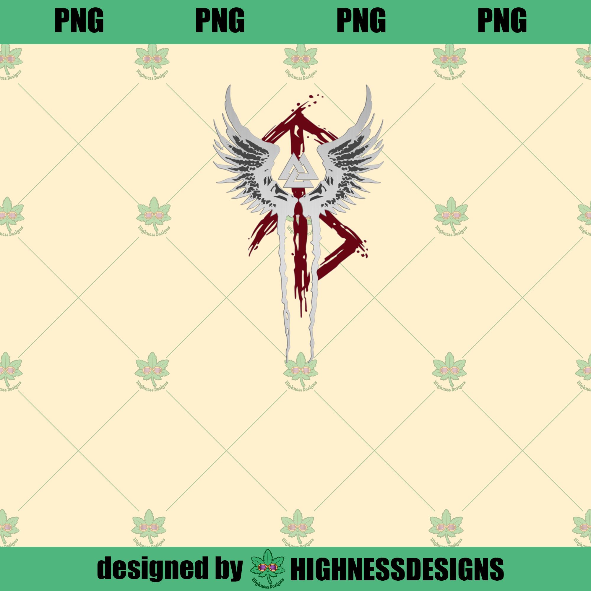 Valkyrie Symbol Valknut Odin Wings Vikings Asgard Valhalla H - Inspire ...