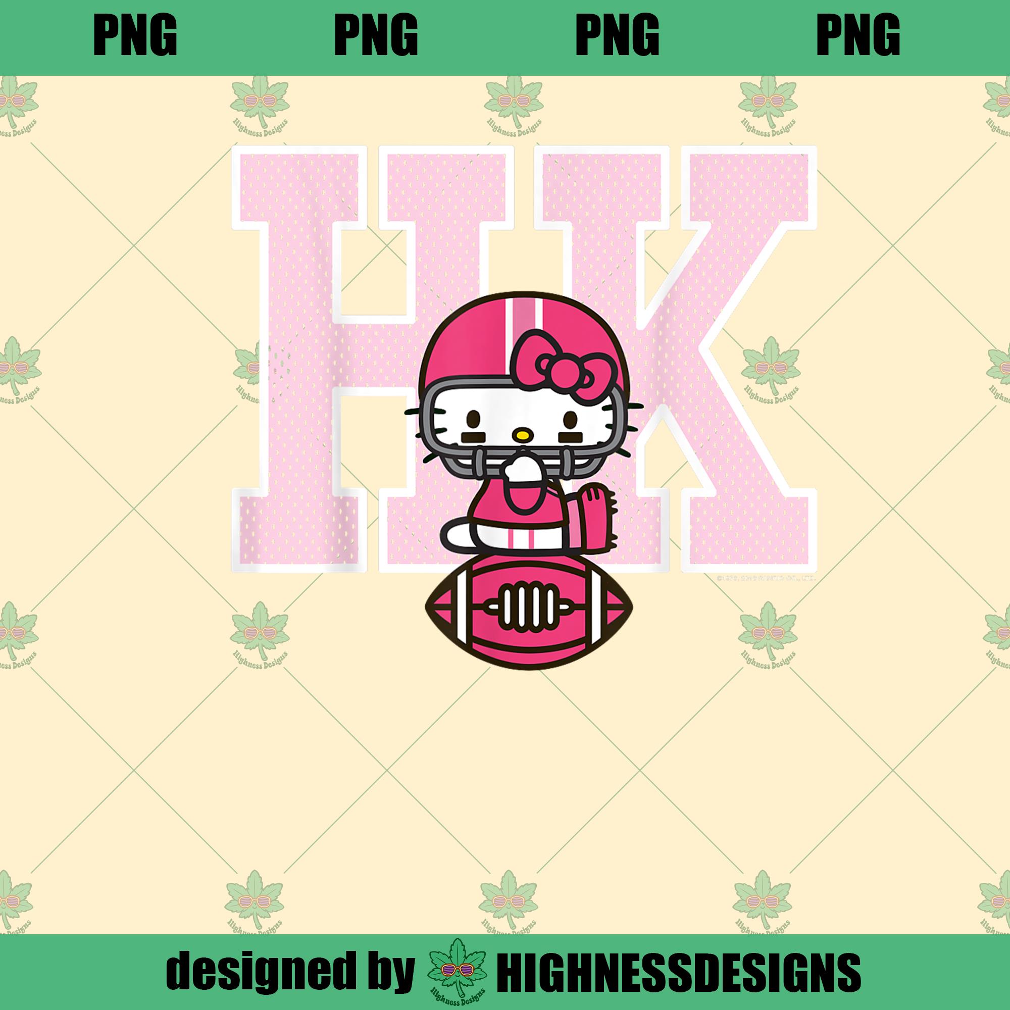 Hello Kitty Football Spirit Tee Shirt PNG Download | Inspire Uplift