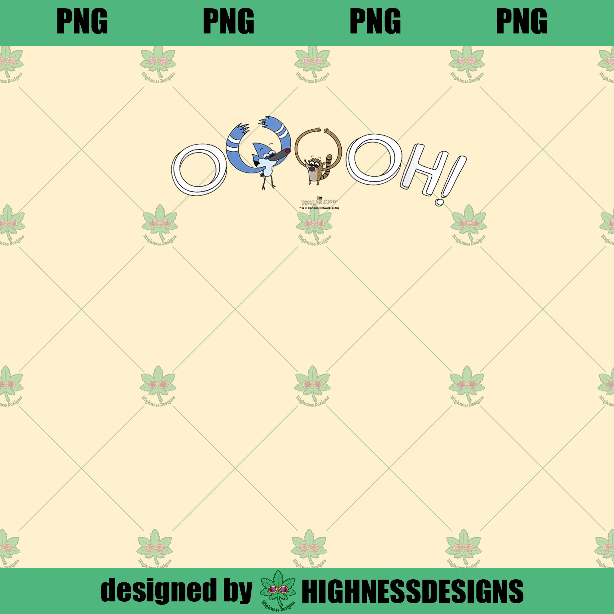 Regular Show Mordecai and Rigby Ooooh PNG Download | Inspire Uplift