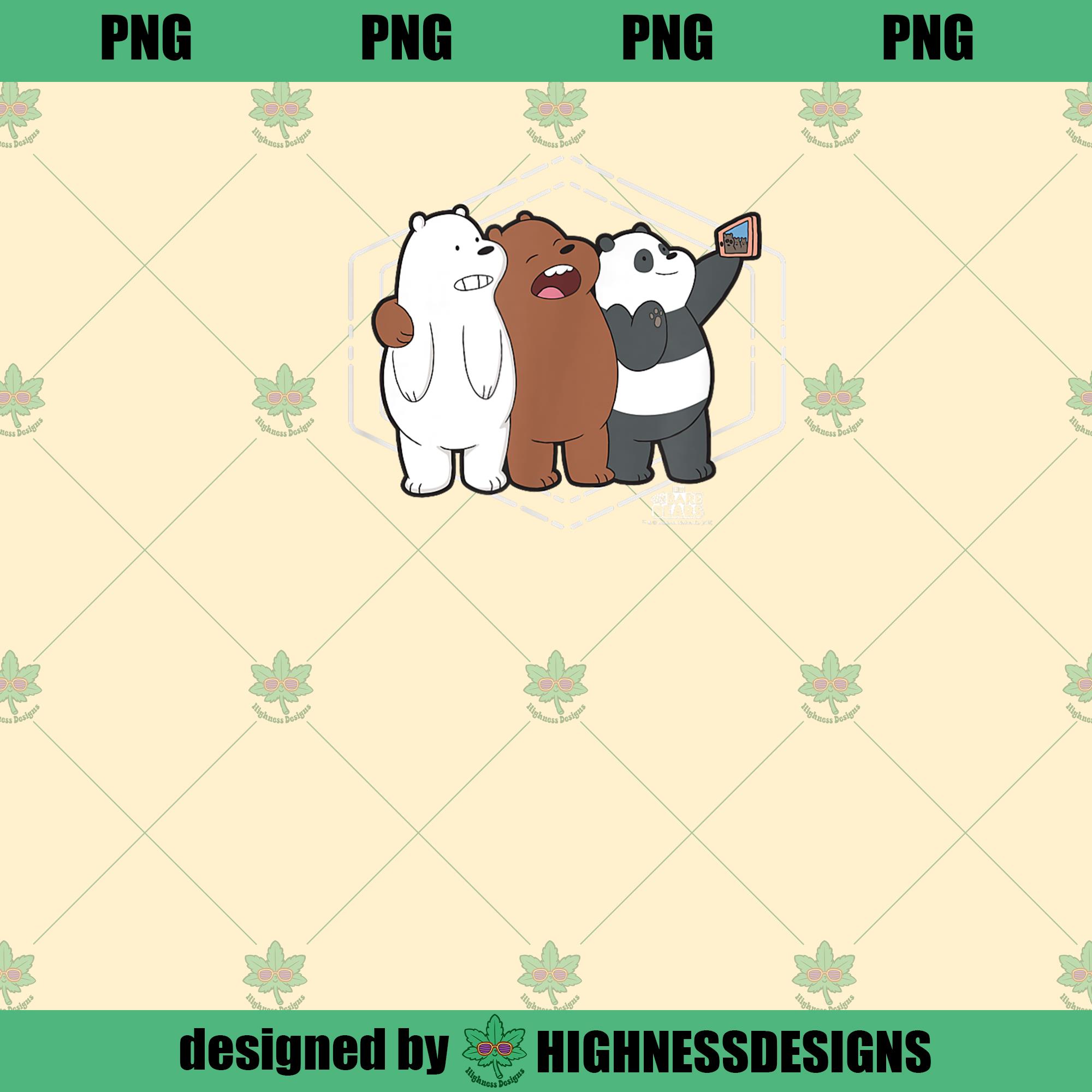 We Bare Bears Selfie PNG Download | Inspire Uplift