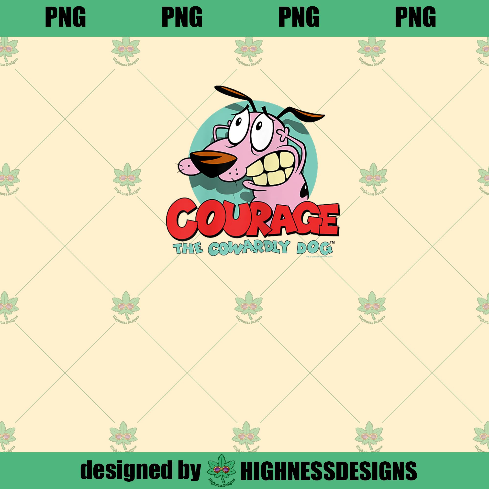 Courage the Cowardly Dog Scardy Dog PNG Download | Inspire Uplift