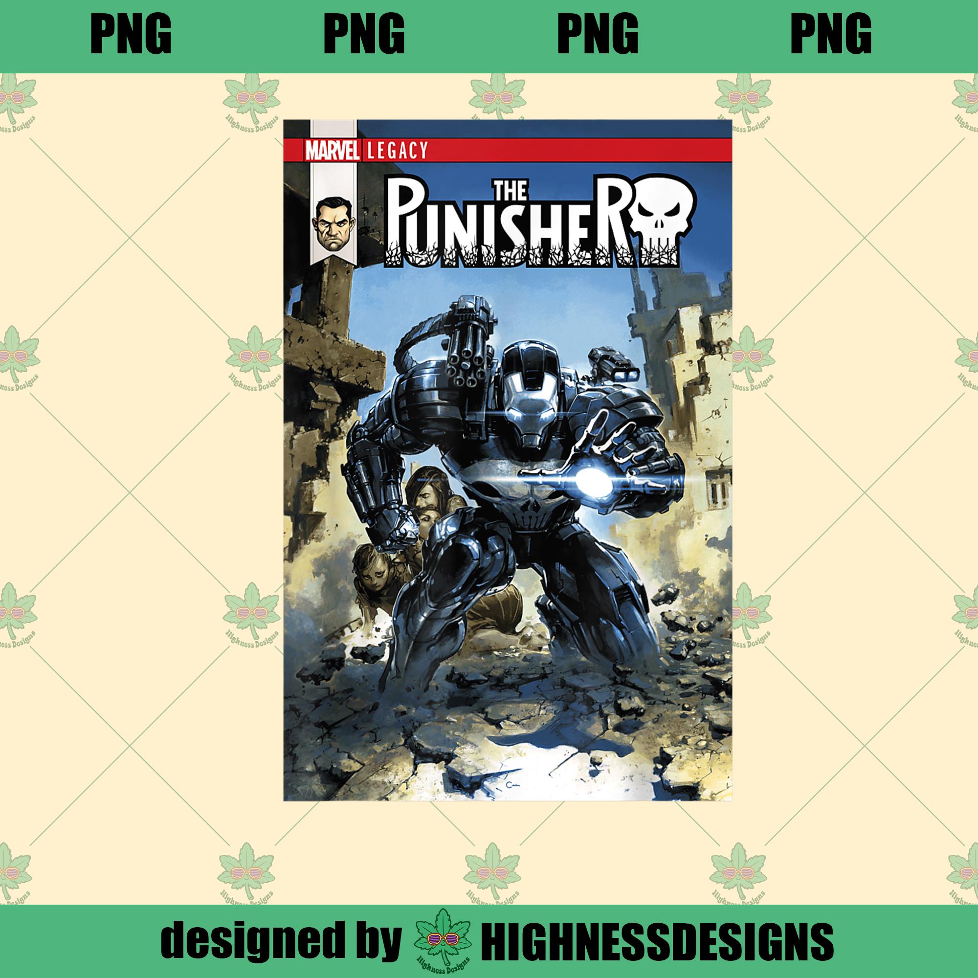 Marvel The Punisher and War Machine Become One Cover PNG Do - Inspire ...