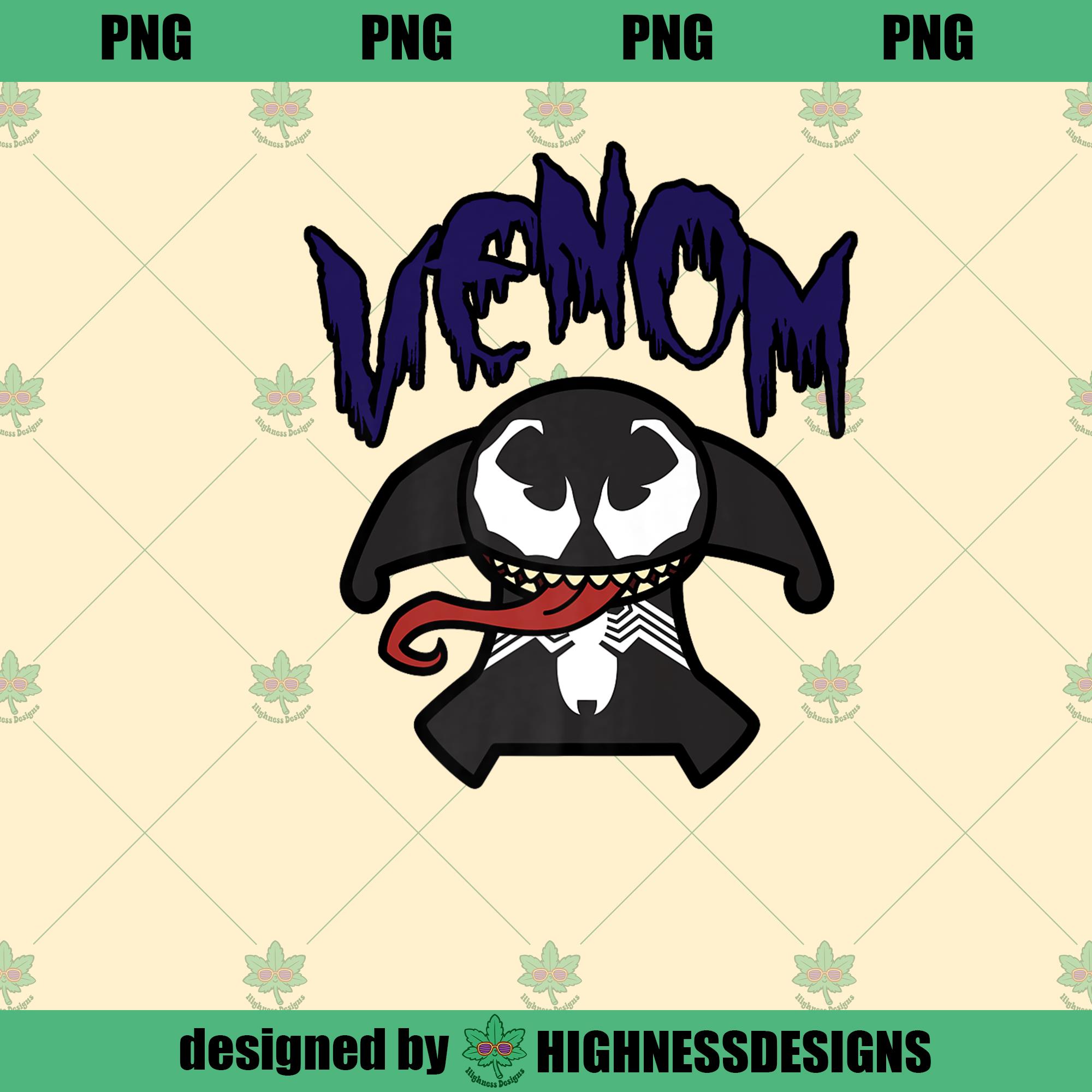 Marvel Venom Cute Kawaii Drippy Symbiote Premium Premium PNG | Inspire ...