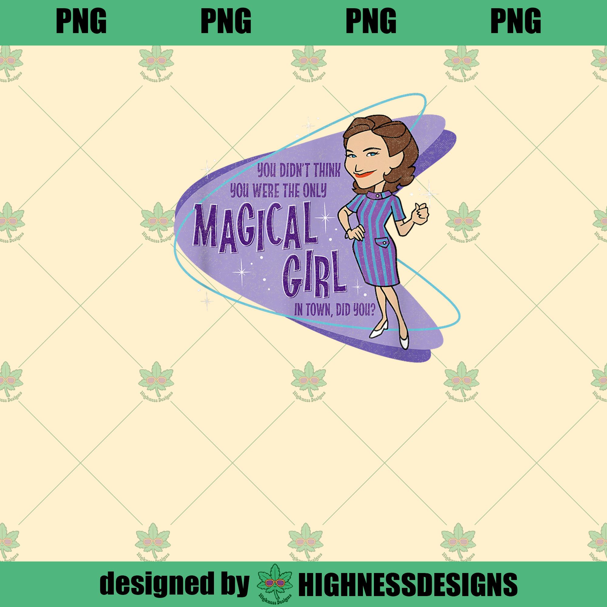 Marvel WandaVision Agatha All Along Magical Girl Song PNG Do | Inspire ...