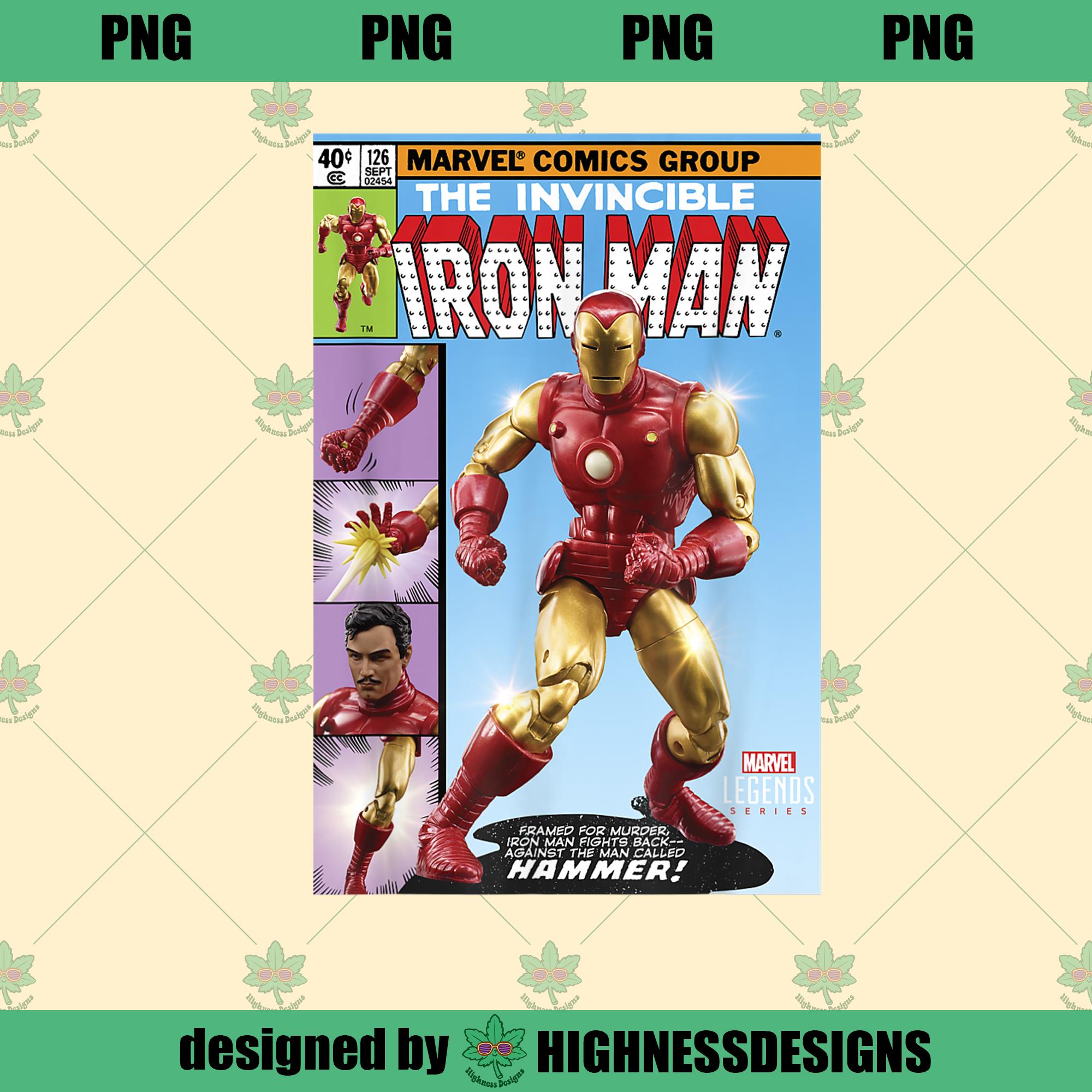 Marvel Legends Series The Invincible Iron Man Comic Cover PN | Inspire ...