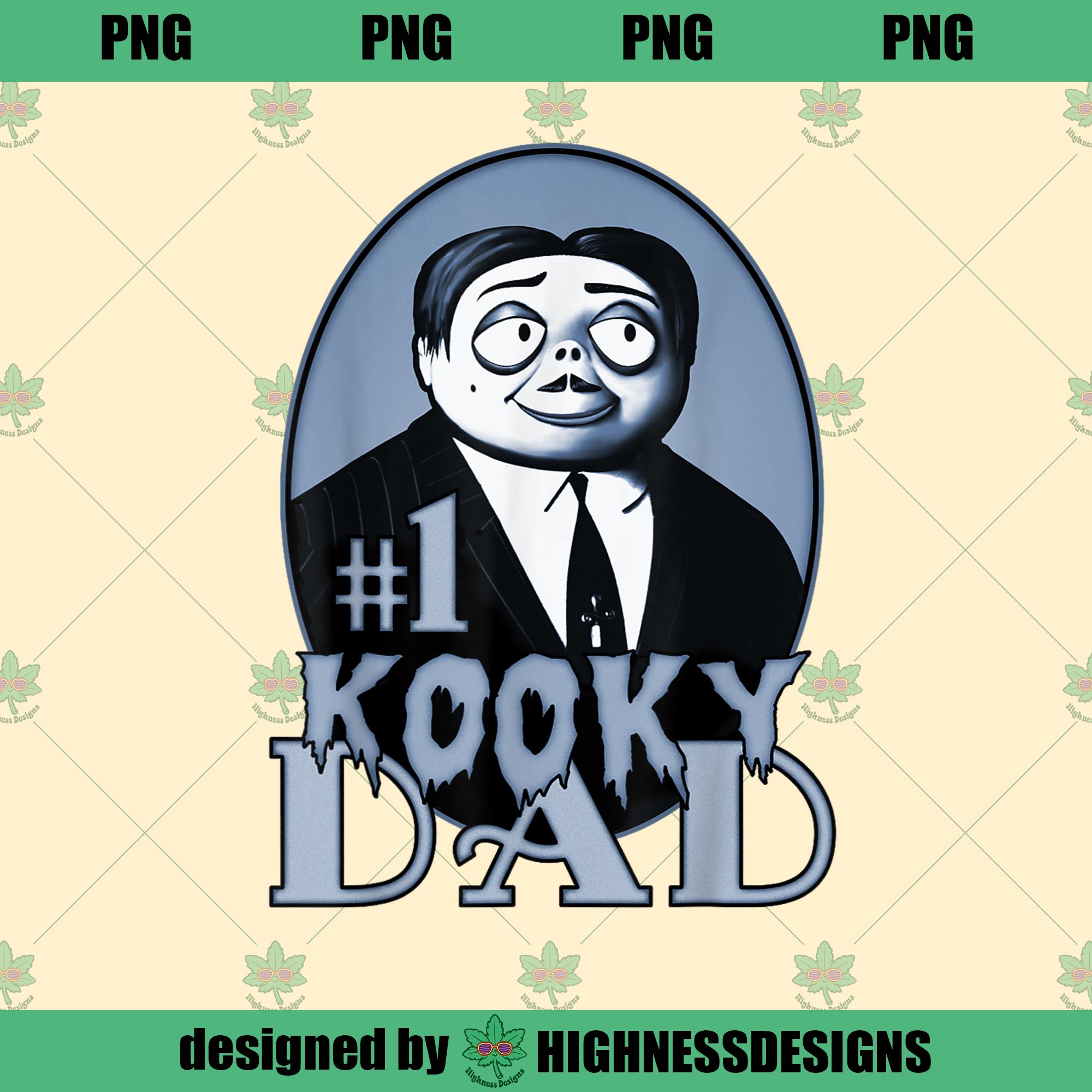 The Addams Family Fathers Day Gomez Number One Kooky Dad PNG | Inspire ...