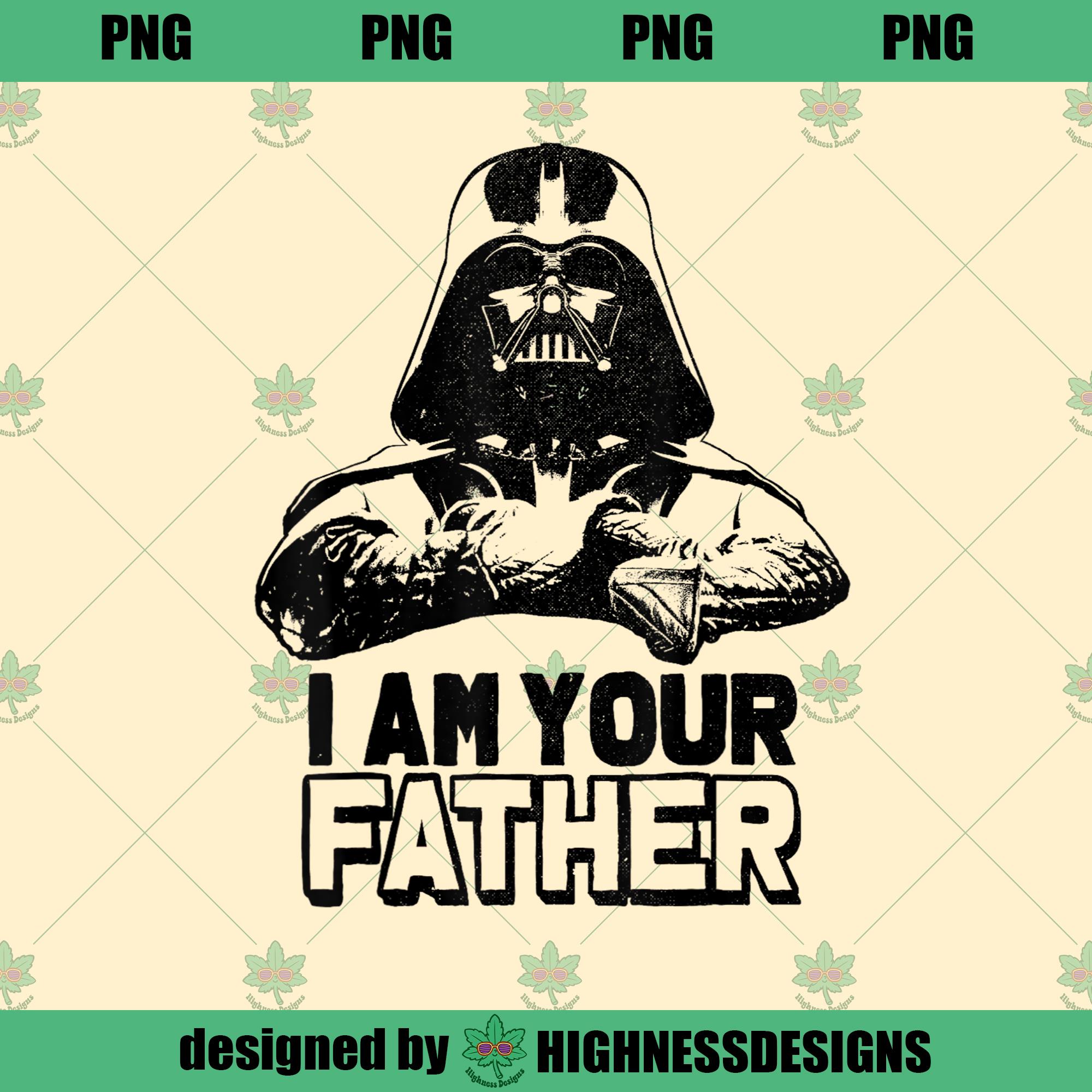 Star Wars Darth Vader I Am Your Father PNG Download | Inspire Uplift