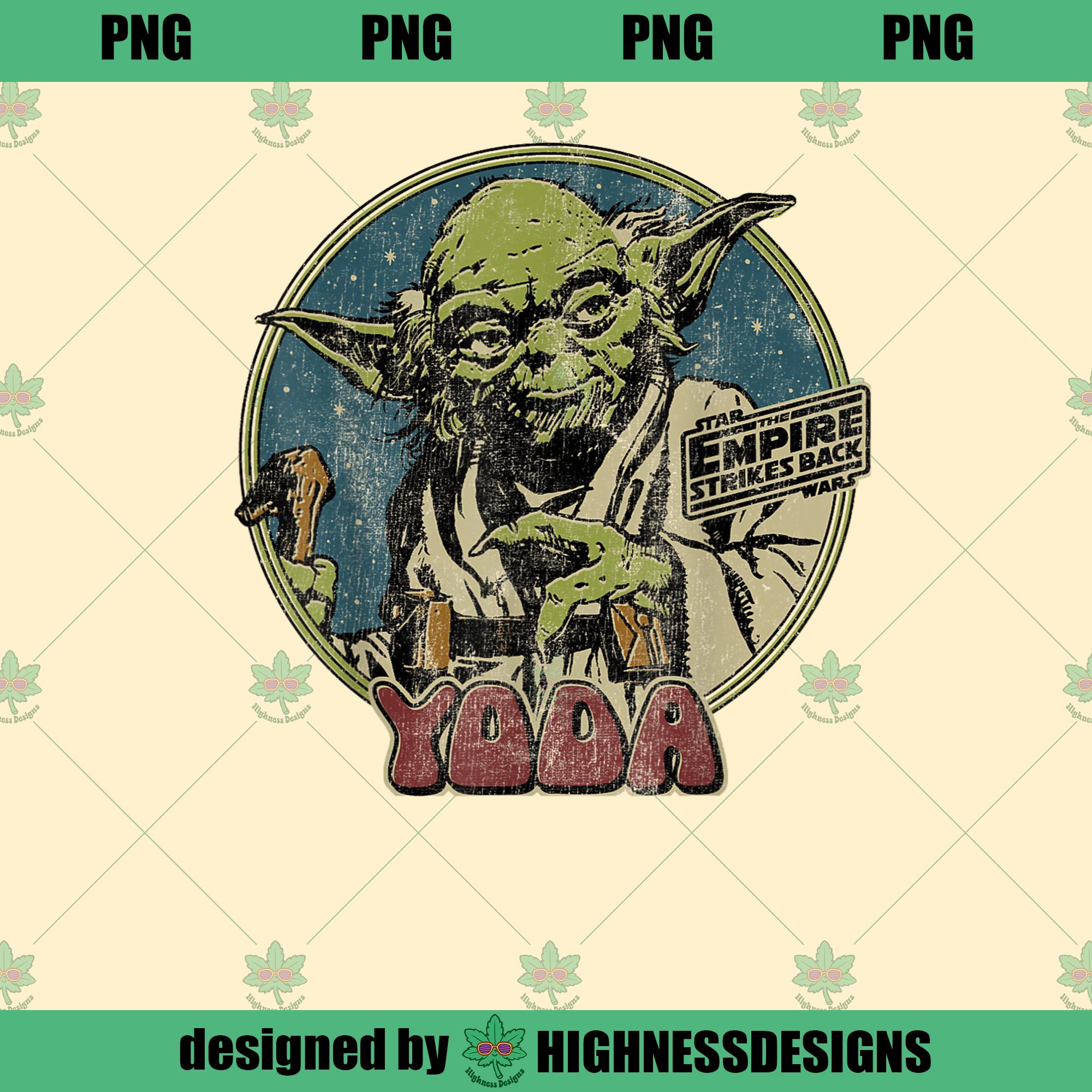 Star Wars Vintage Yoda Logo PNG Download | Inspire Uplift