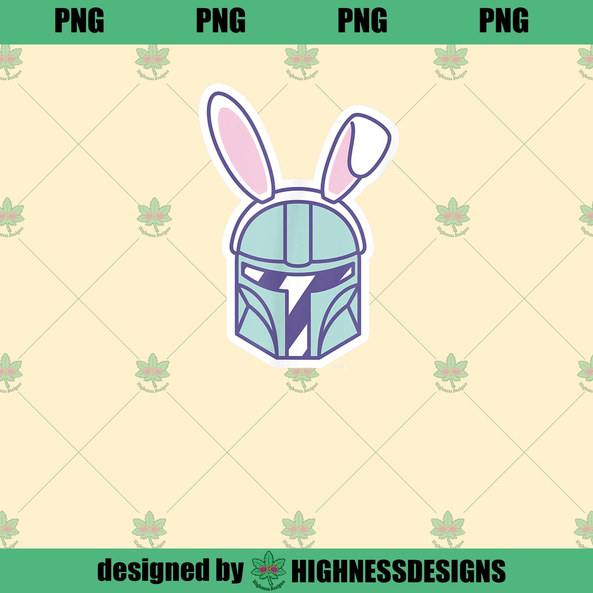 Star Wars The Mandalorian Mando Easter Bunny PNG Download - Inspire Uplift