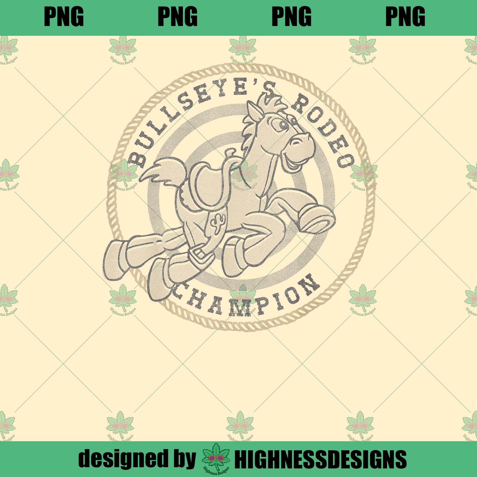 Disney Pixar Toy Story Bullseye Rodeo Champion PNG Download - Inspire ...