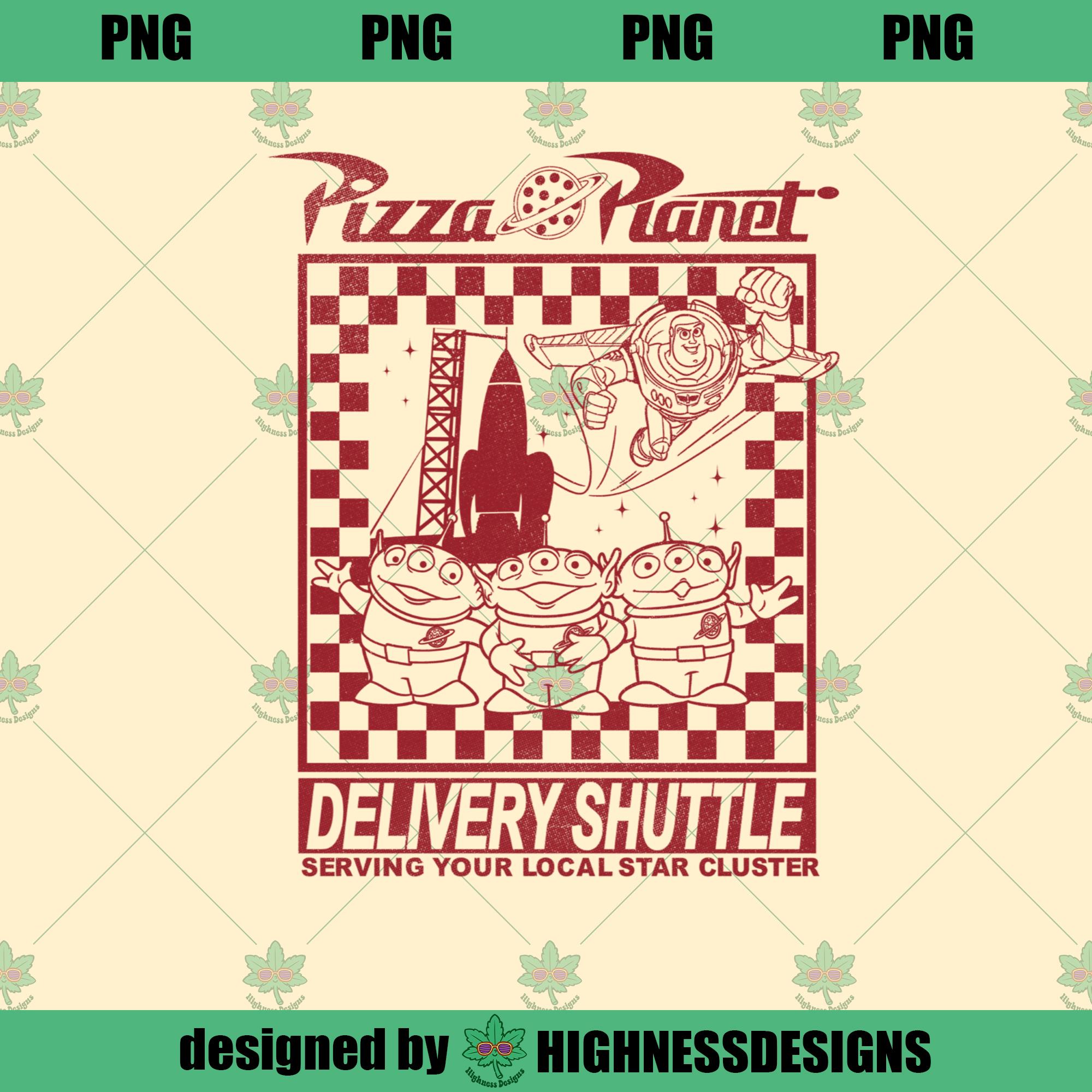 Disney Pixar Toy Story Pizza Planet Delivery Shuttle PNG Dow | Inspire ...