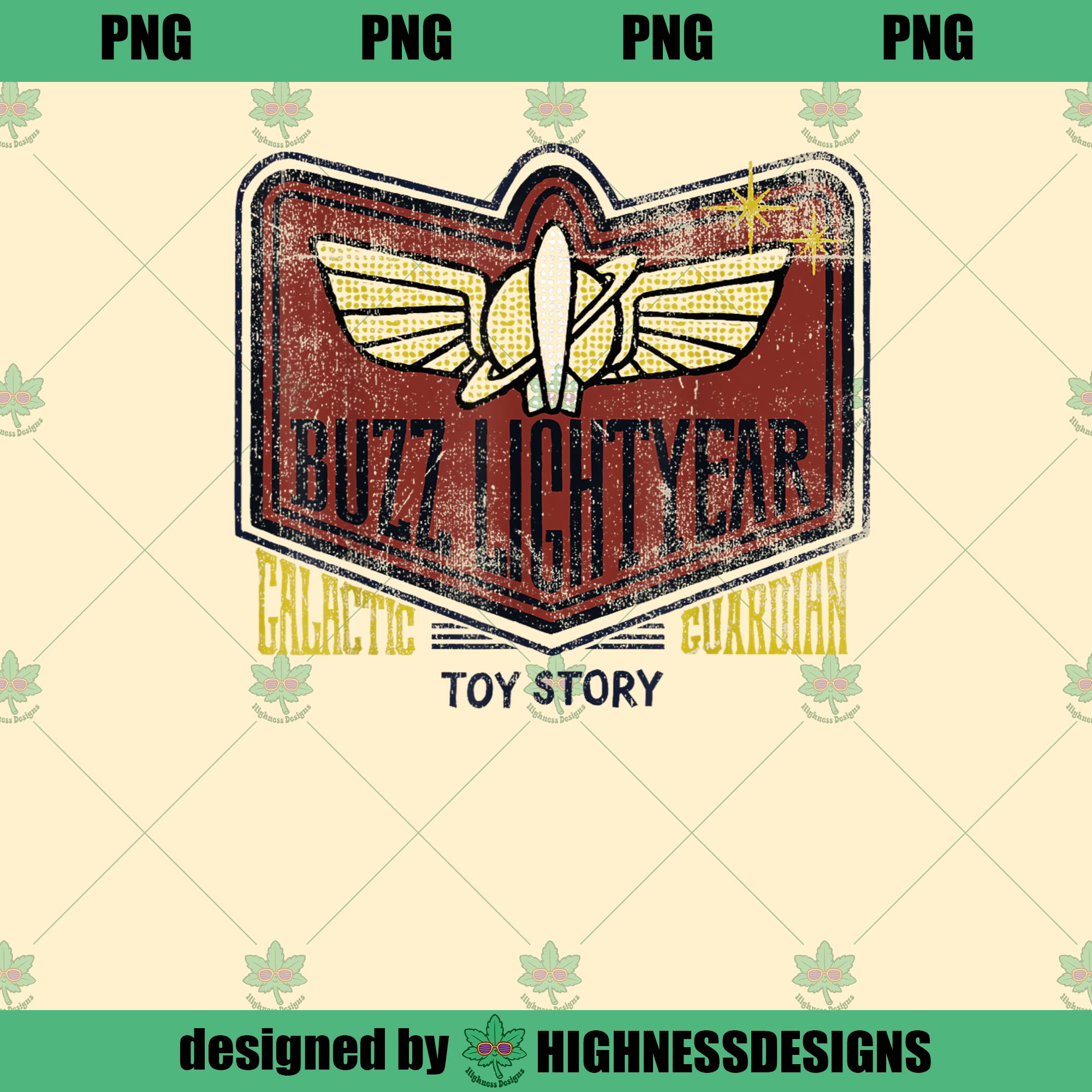 Disney Pixar Toy Story Buzz Lightyear Badge Graphic PNG Down | Inspire ...