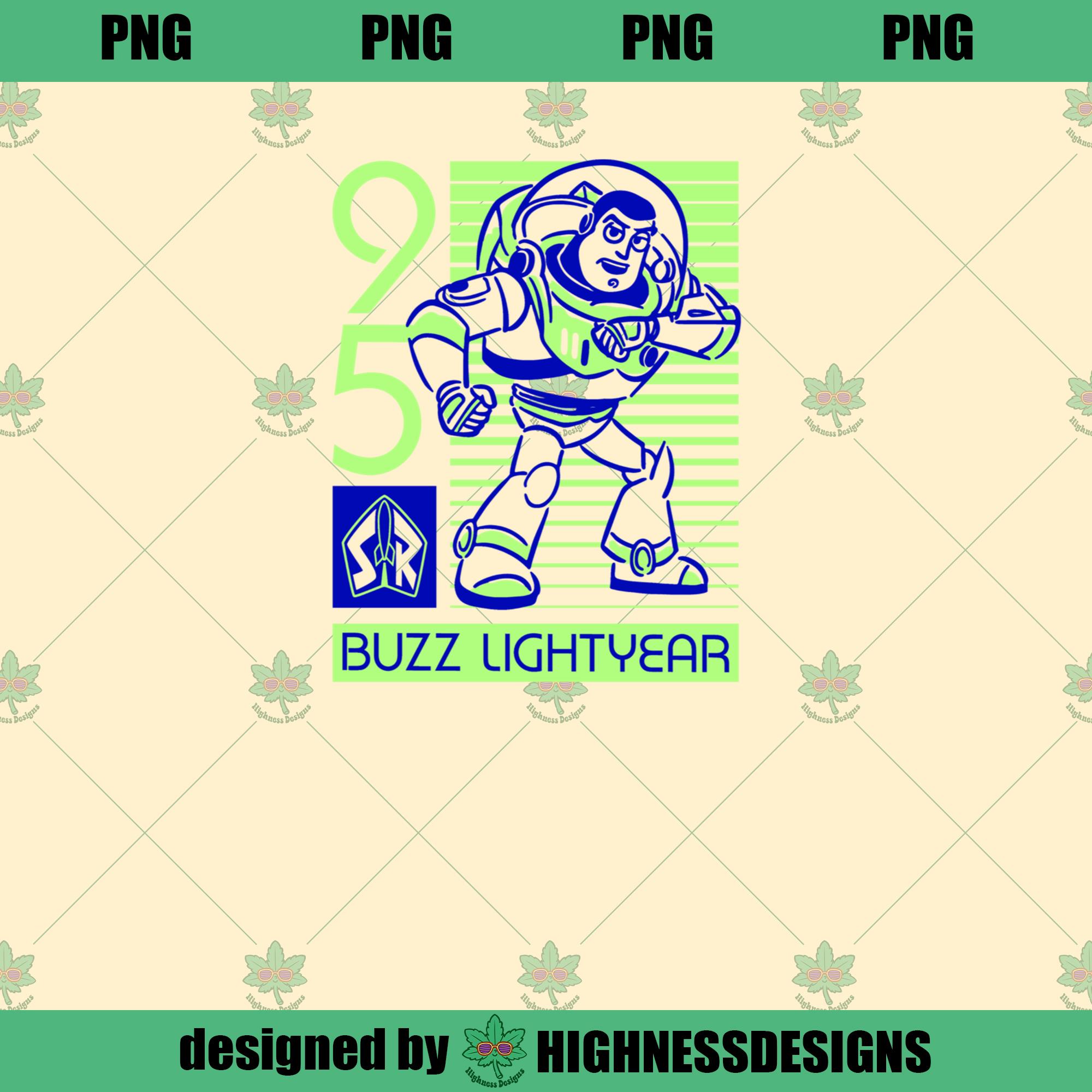 Disney Pixar Toy Story Retro Neon Buzz Lightyear PNG Downloa | Inspire ...