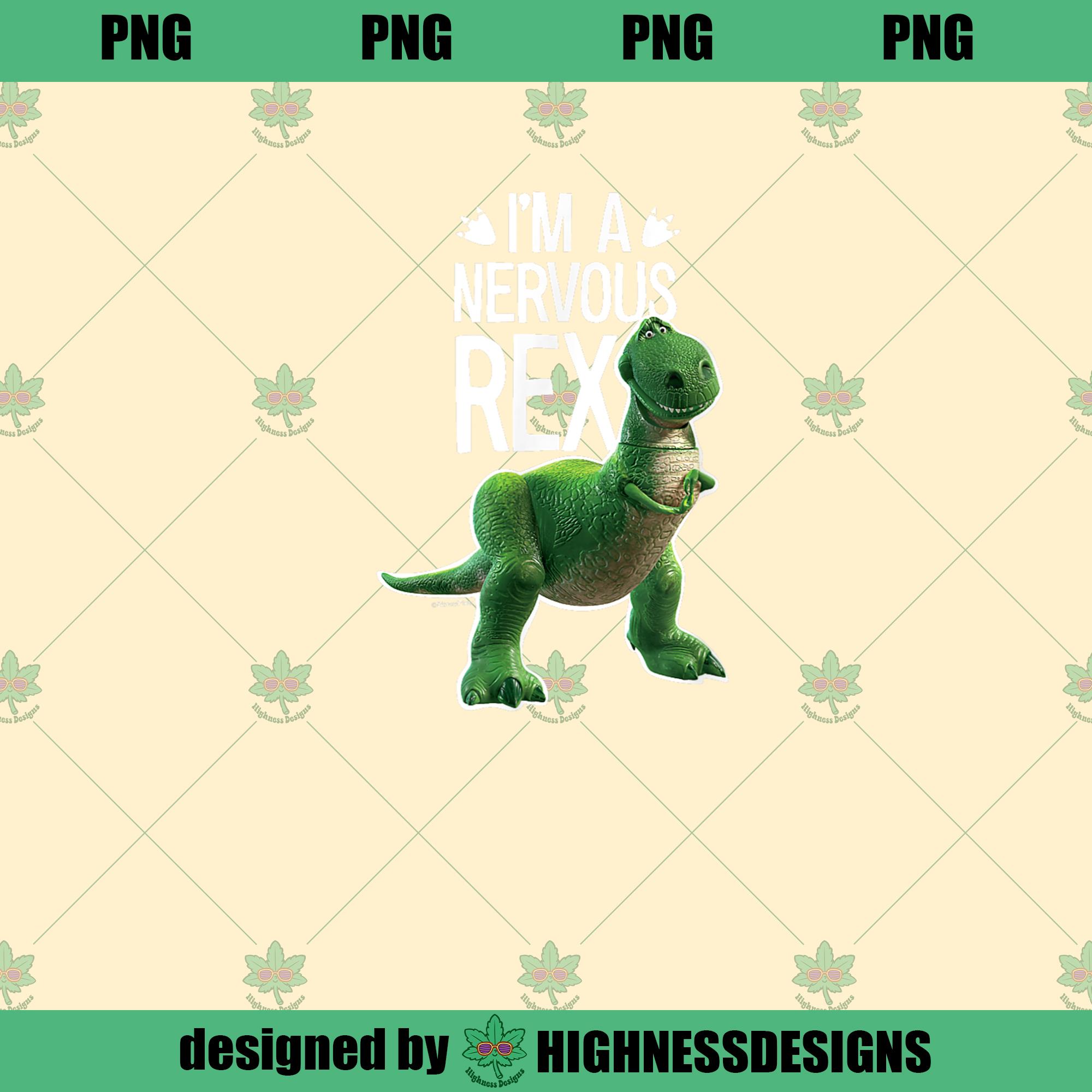Toy Story Im A Nervous Rex PNG Download | Inspire Uplift