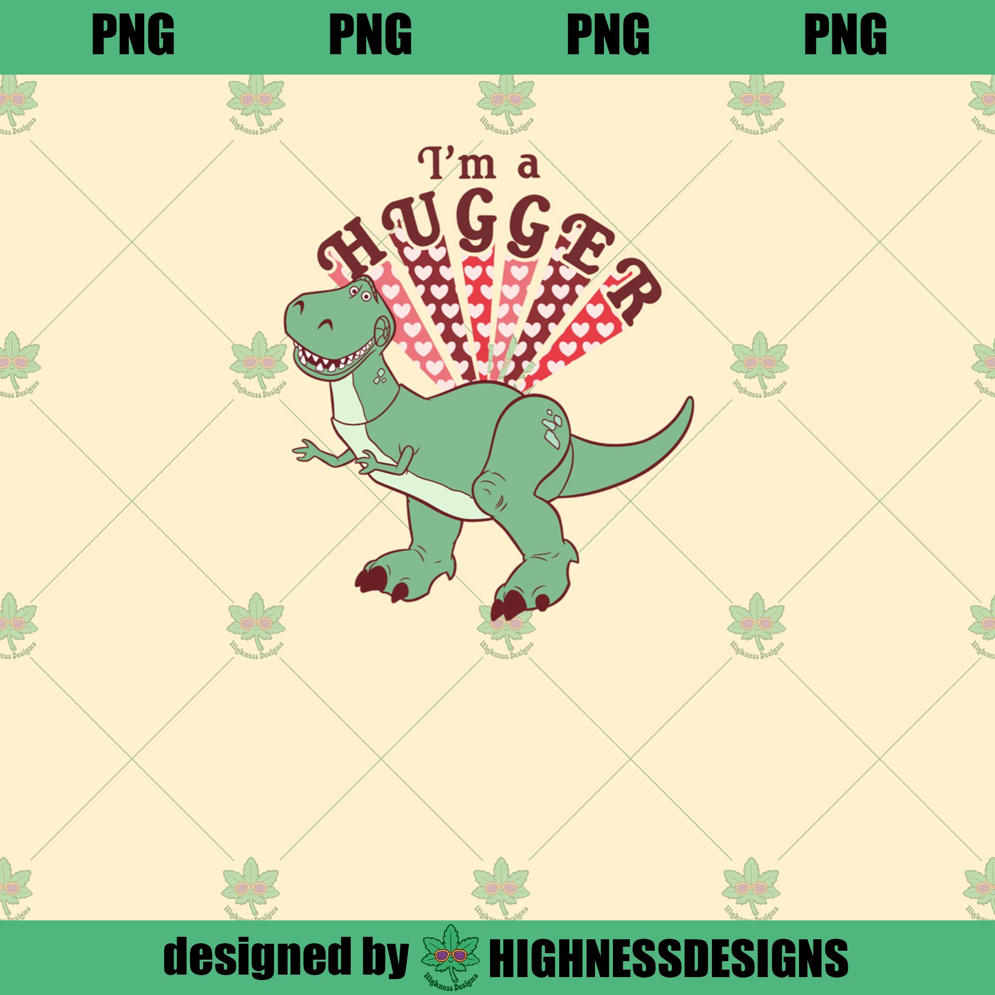 Disney Pixar Toy Story Rex Is A Hugger PNG Download | Inspire Uplift