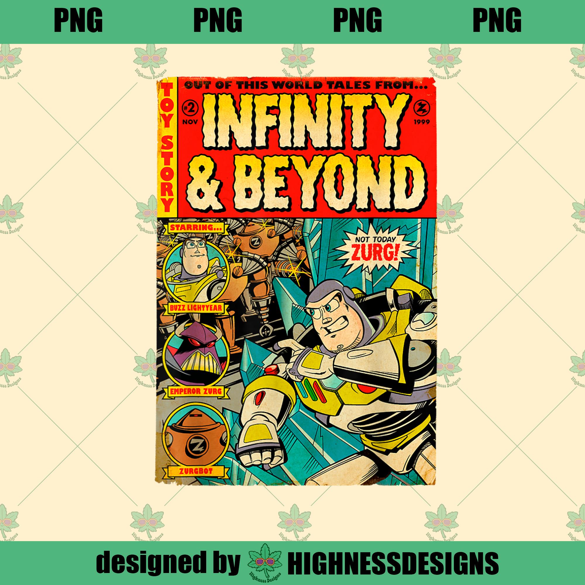 Disney Pixar Toy Story Buzz Lightyear Retro Comic Book PNG D | Inspire ...