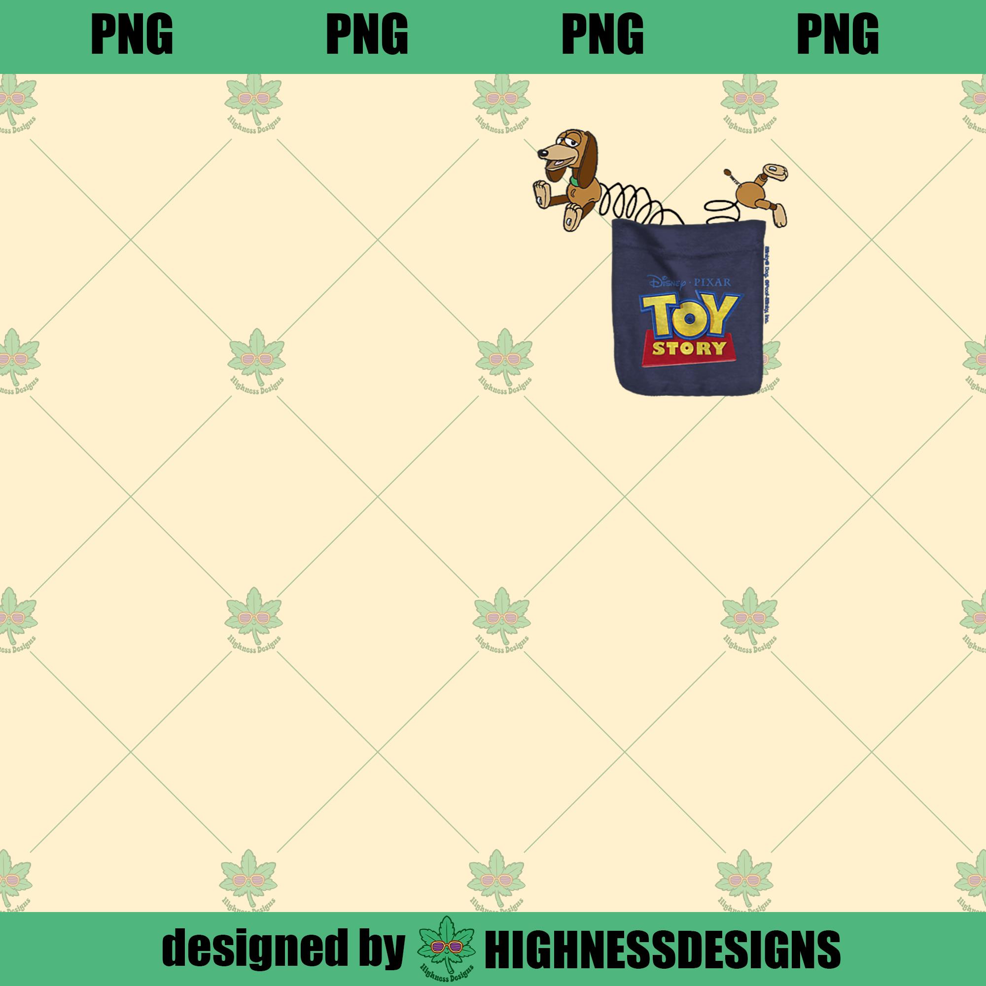 Disney Pixar Toy Story Slinky Dog Mini Pocket Icon Logo PNG | Inspire ...