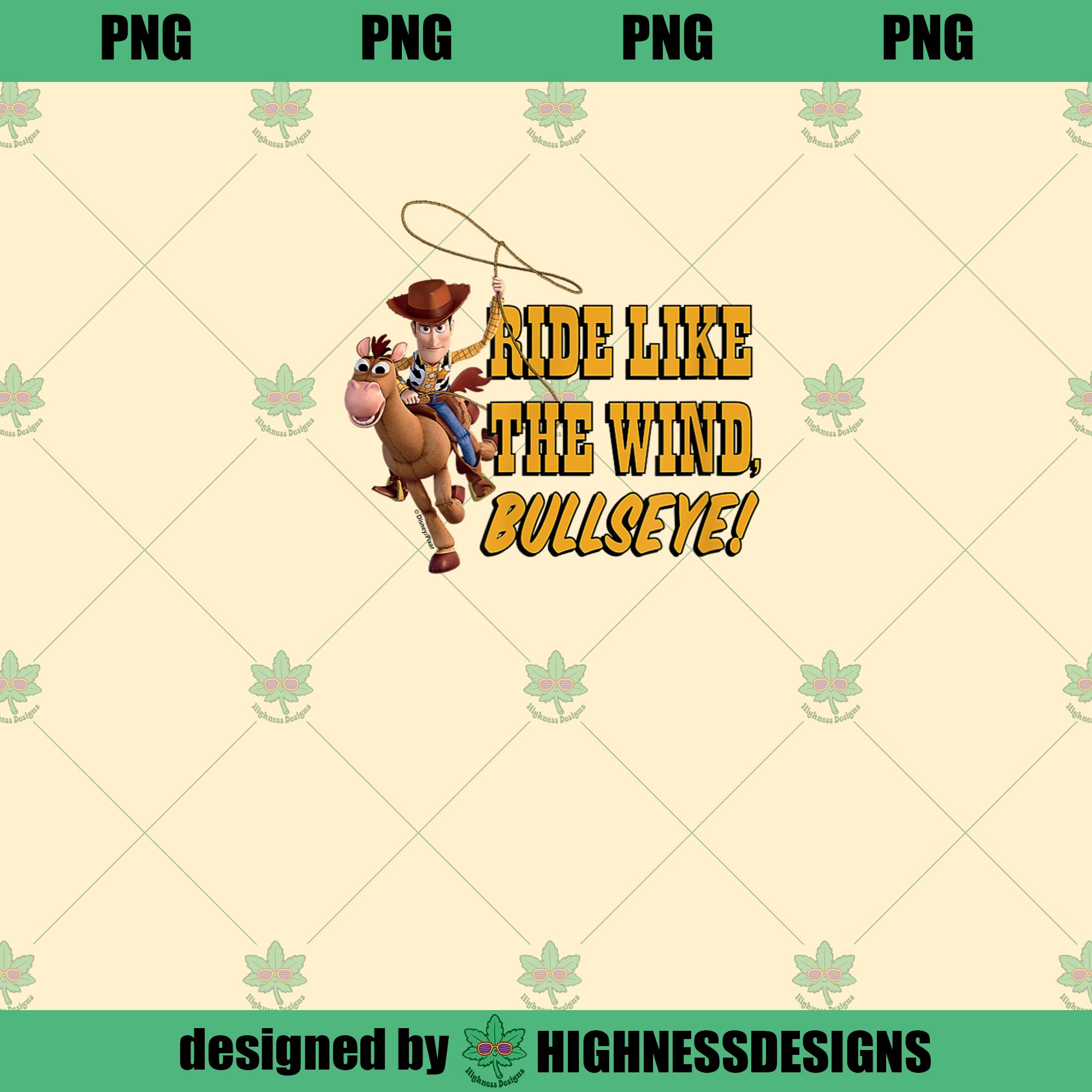 Toy Story Ride Like The Wind Bullseye PNG Download | Inspire Uplift