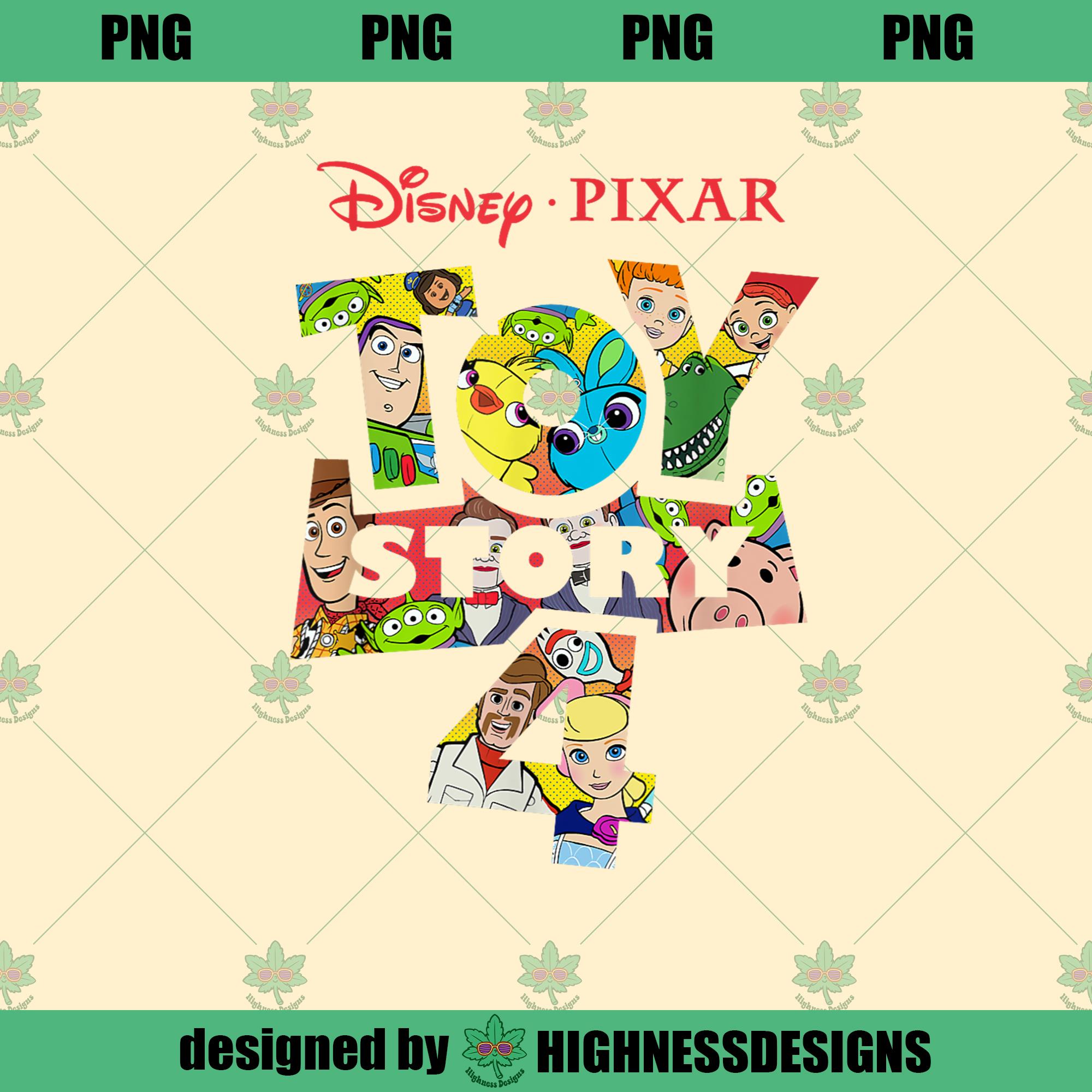 Disney Pixar Toy Story 4 Logo and Characters PNG Download | Inspire Uplift
