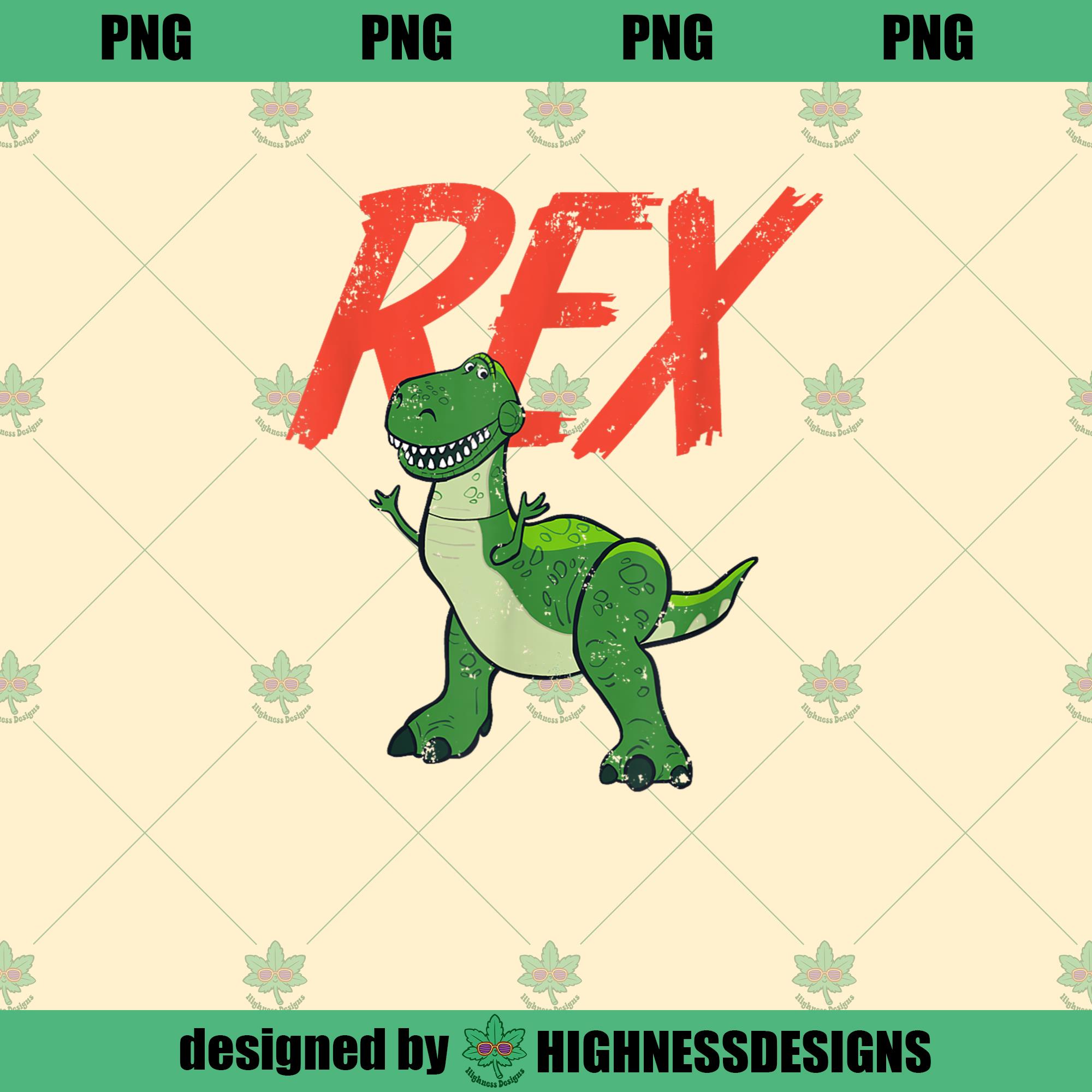 Disney Pixar Toy Story 4 Rex Dinosaur PNG Download | Inspire Uplift