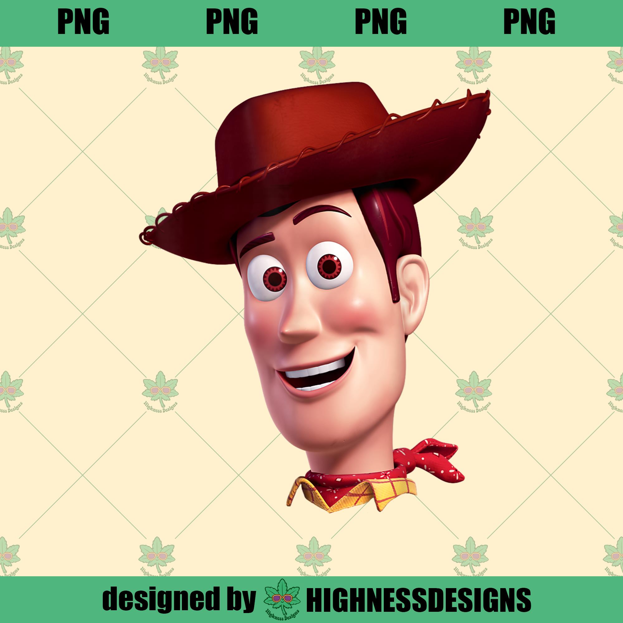 Disney Pixar Toy Story Woody Big Face PNG Download - Inspire Uplift