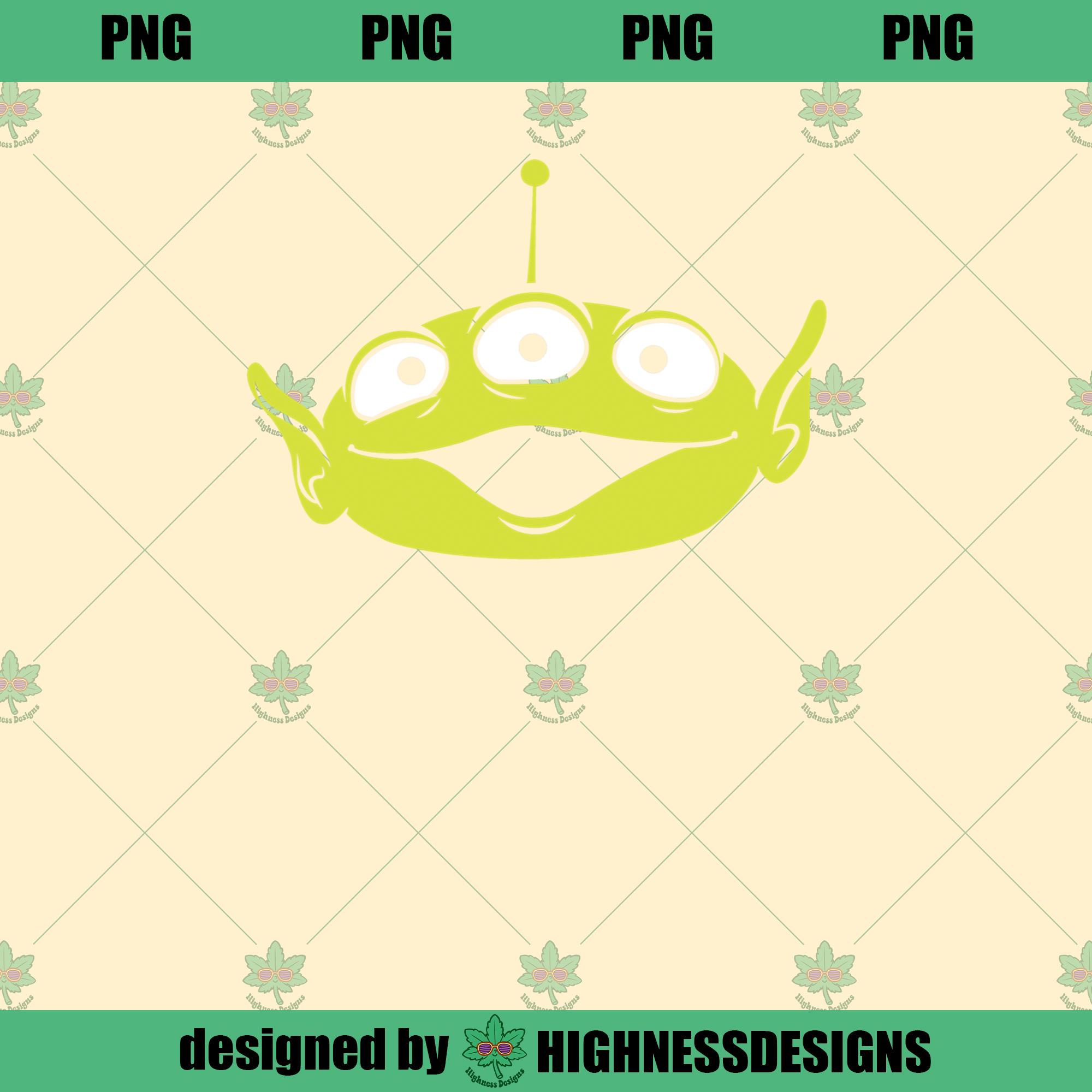 Disney Pixar Toy Story Alien Big Face PNG Download | Inspire Uplift