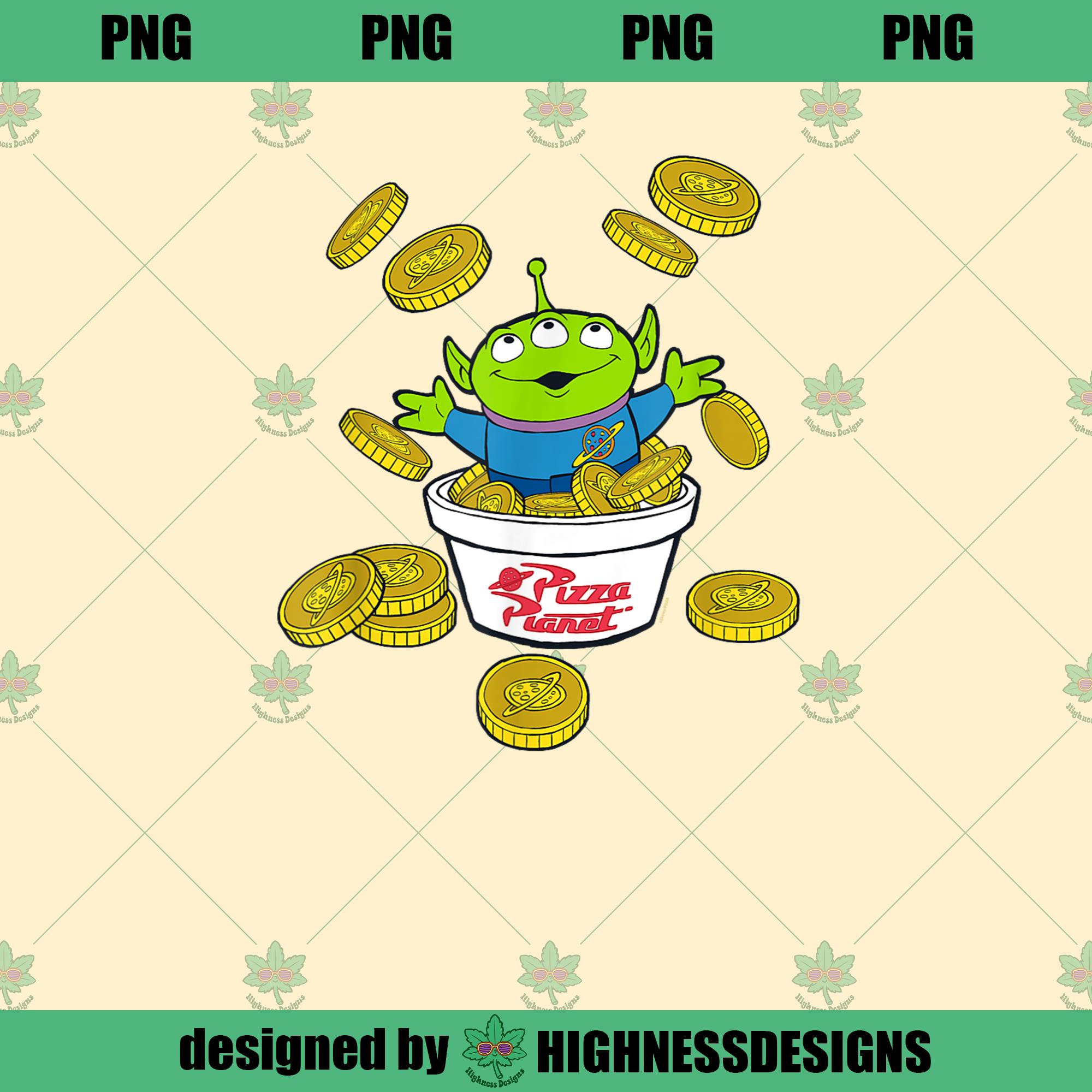 Disney and Pixaru2019s Toy Story Alien Pizza Planet Tokens P - Inspire ...