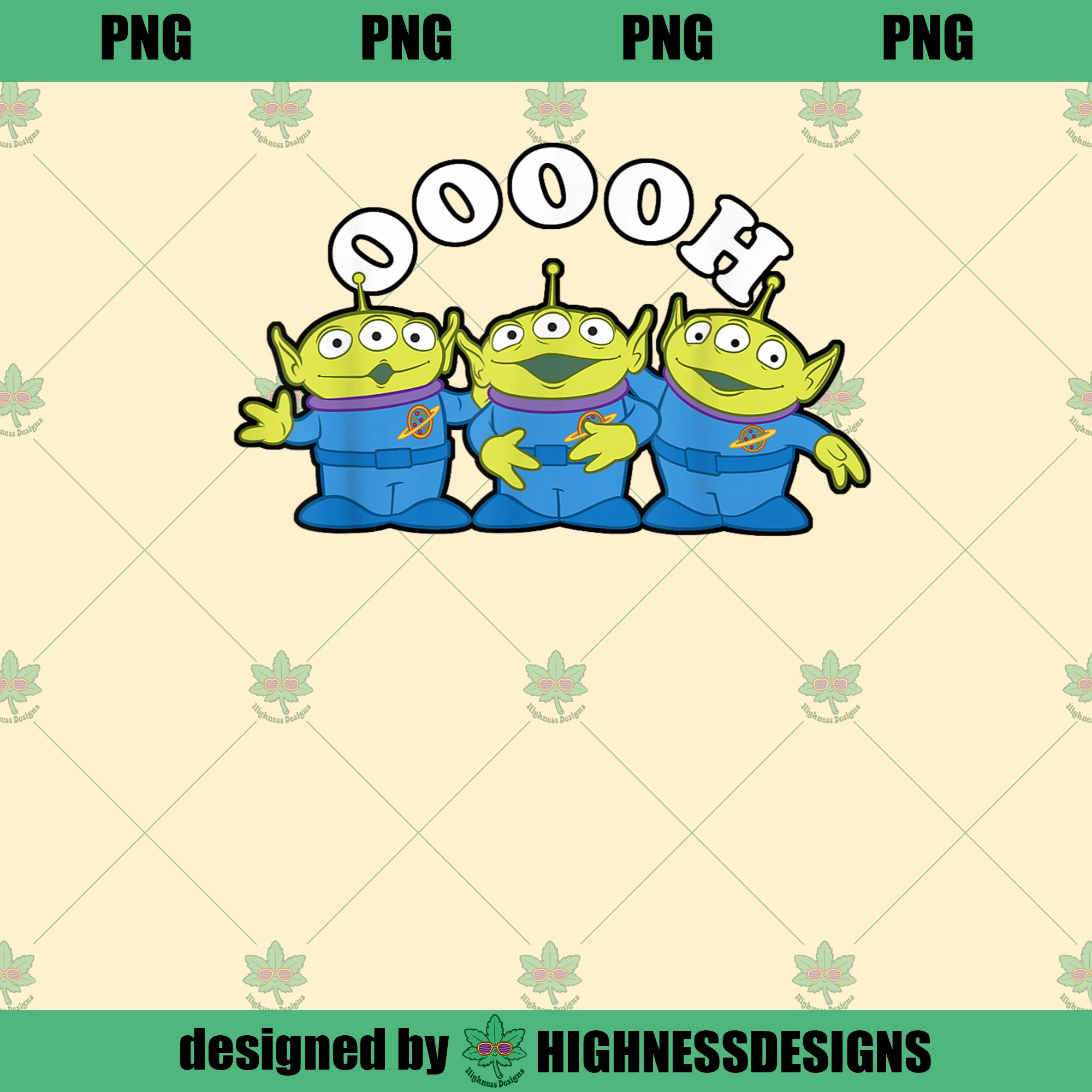 Disney Pixar Toy Story Aliens Ooooh Portrait PNG Download | Inspire Uplift