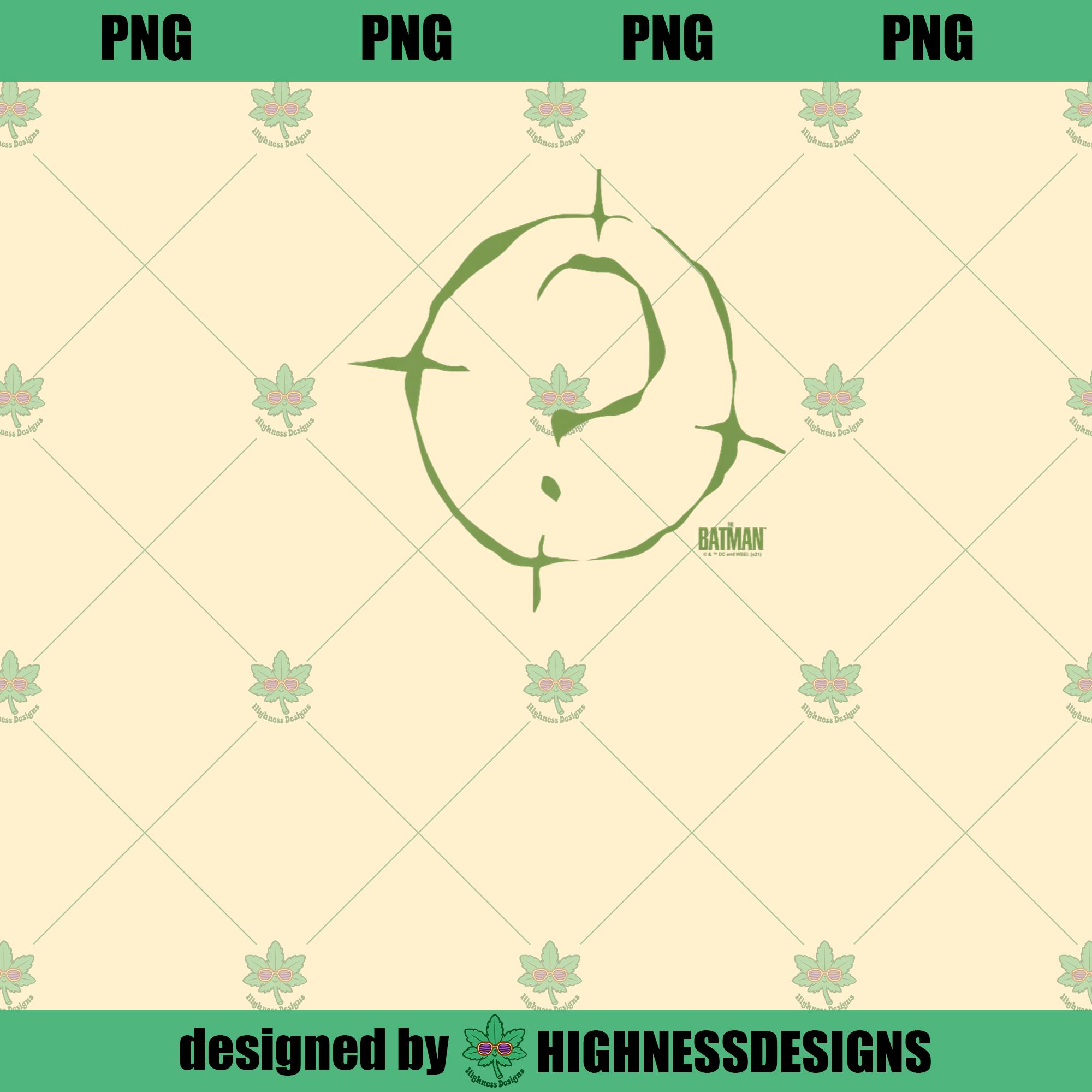 The Batman The Riddler Question Mark Logo Premium PNG Downlo | Inspire ...