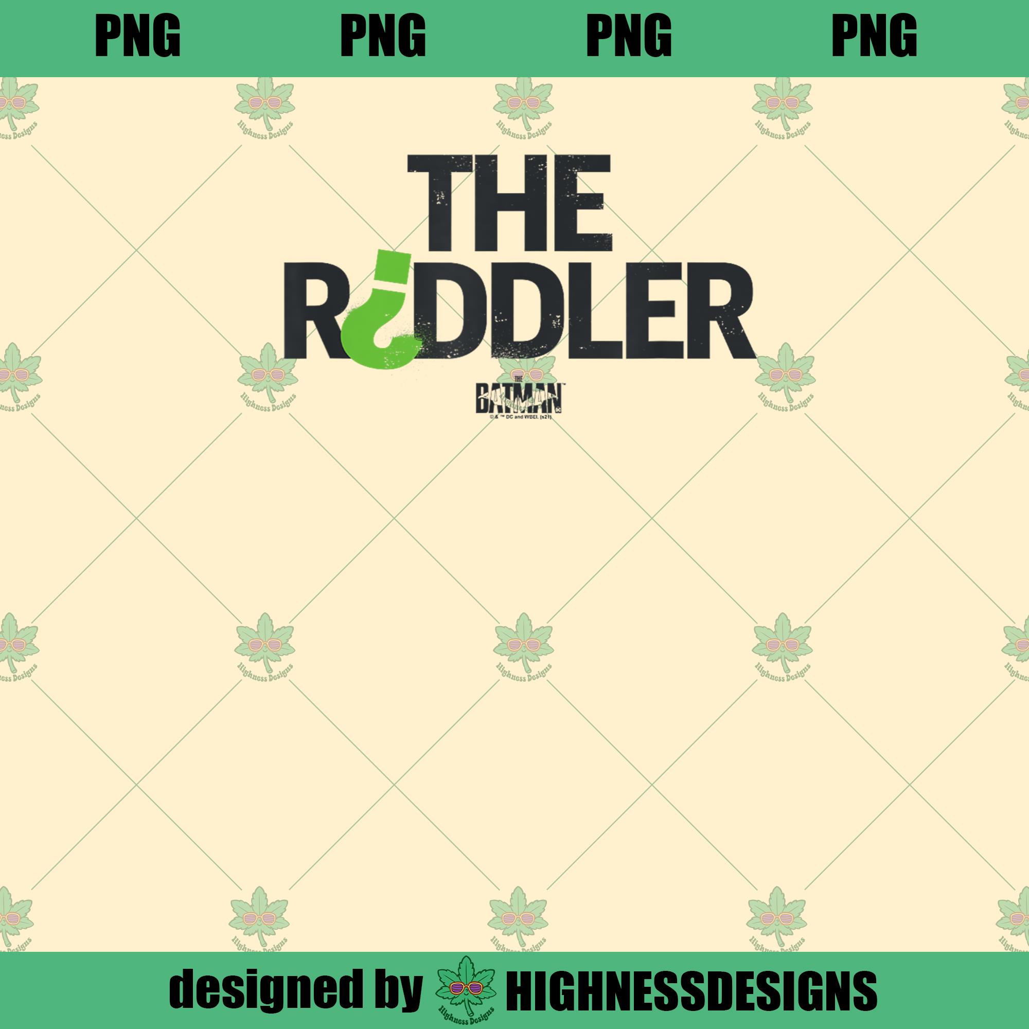 The Batman The Riddler Text Logo 1 PNG Download - Inspire Uplift