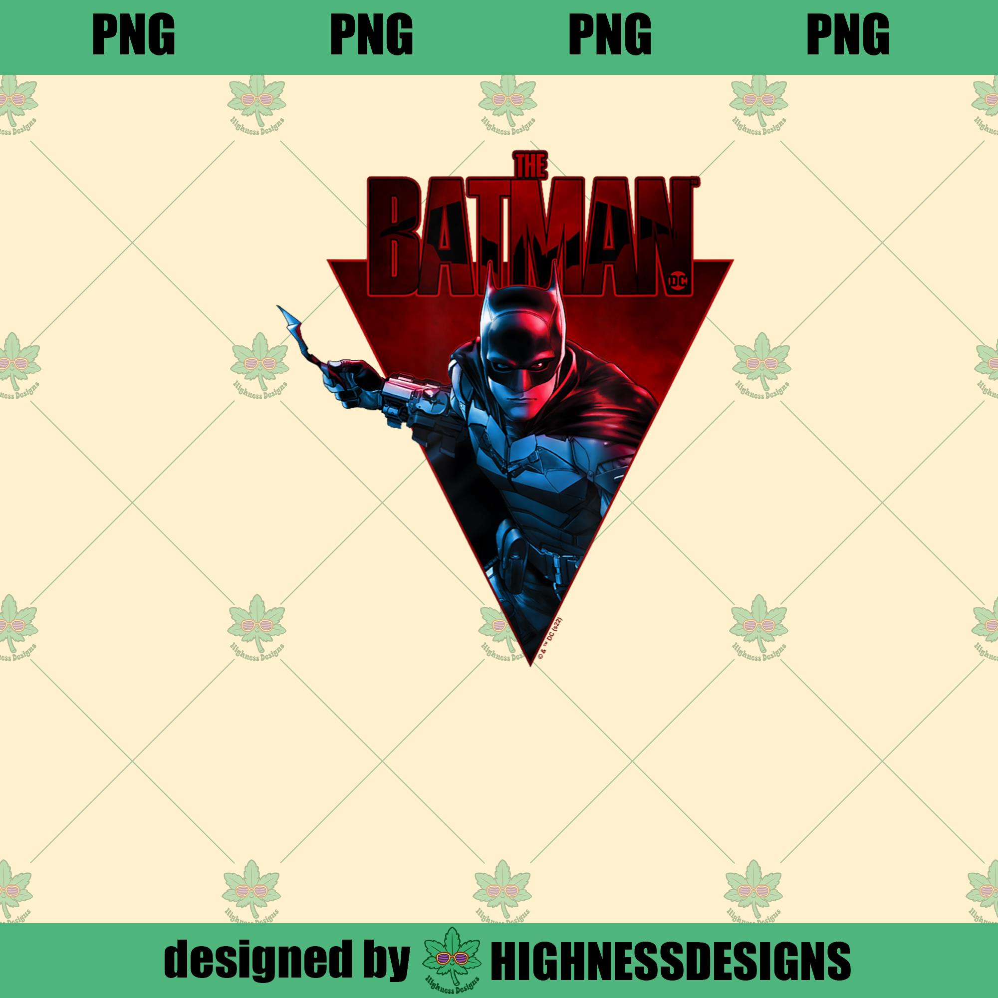 The Batman Combat Pose Red Lighting PNG Download | Inspire Uplift