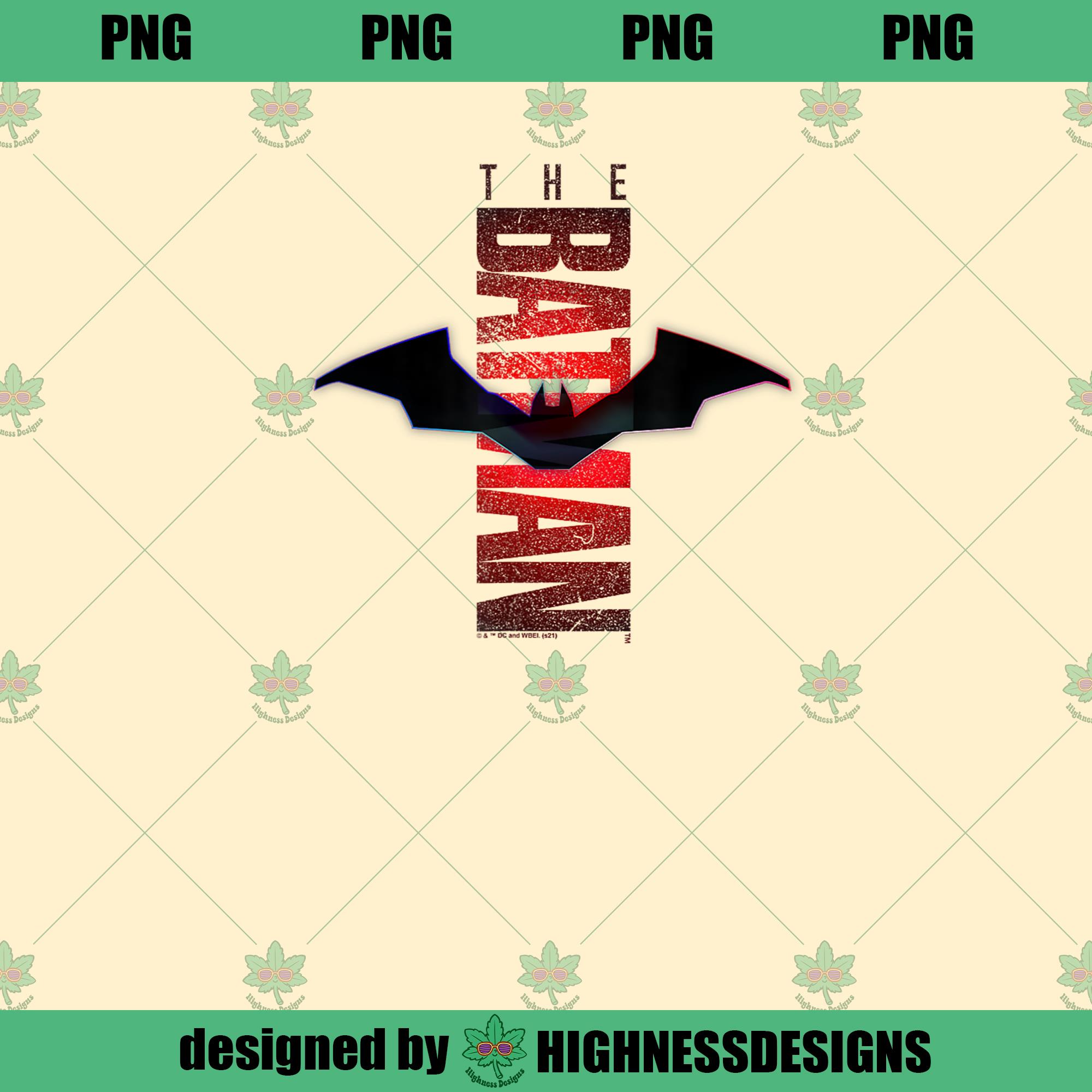 The Batman Vertical Text Bat Logo PNG Download - Inspire Uplift