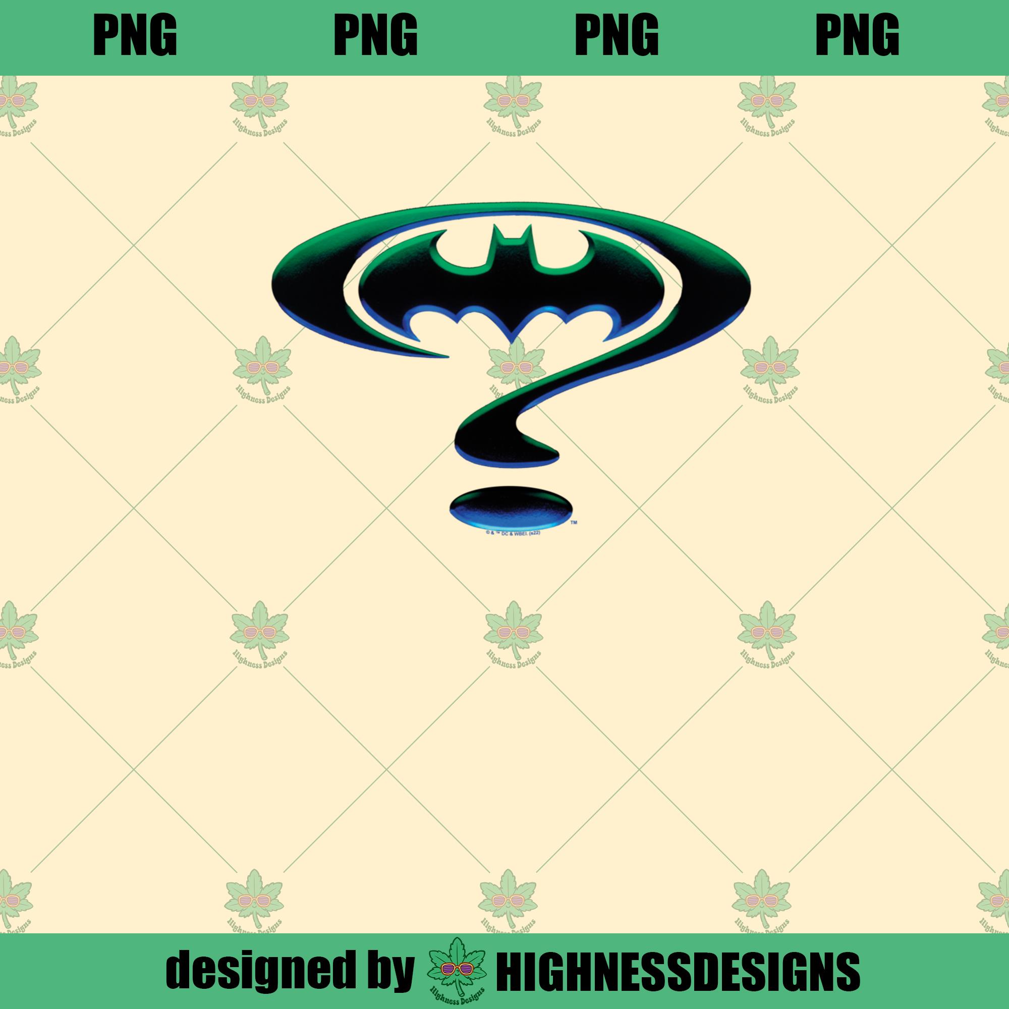 Batman Forever Question Mark Logo PNG Download | Inspire Uplift