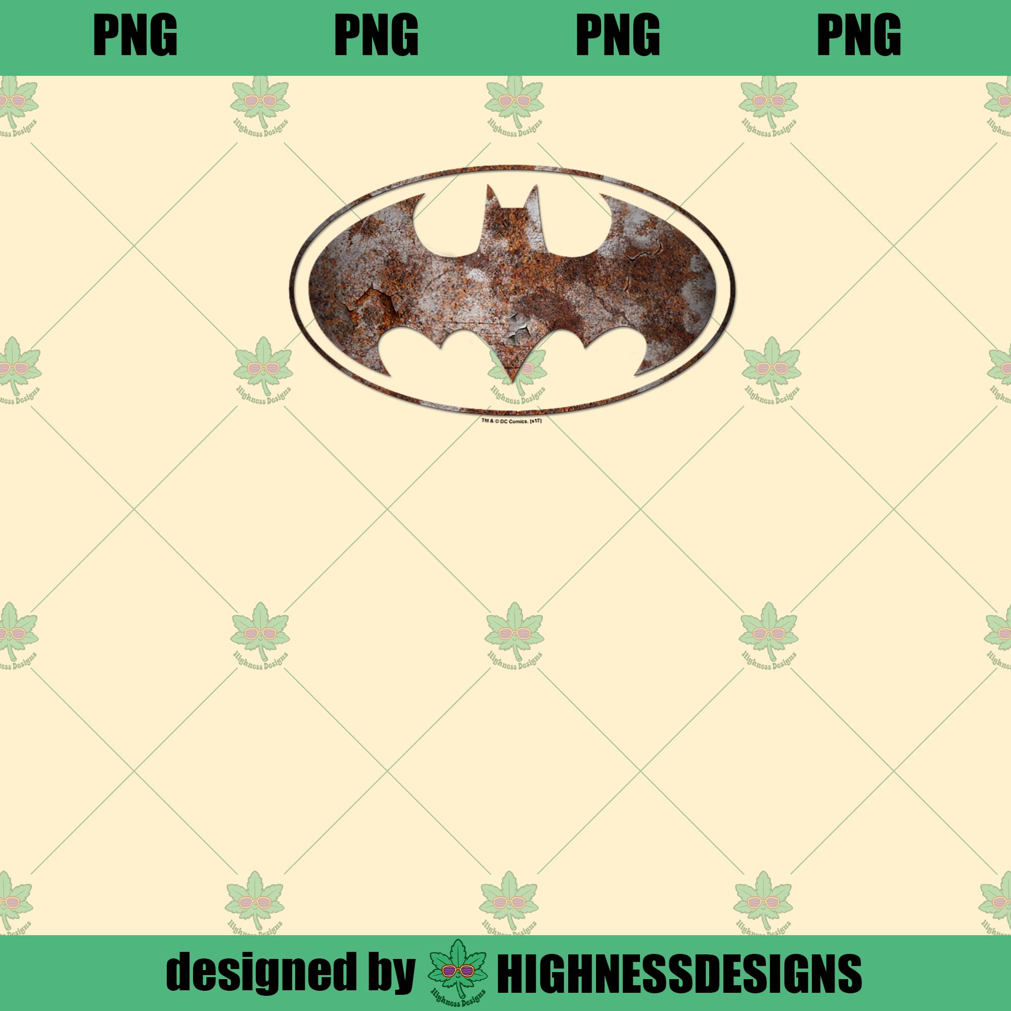 Batman Heavy Rust Logo T PNG Download | Inspire Uplift