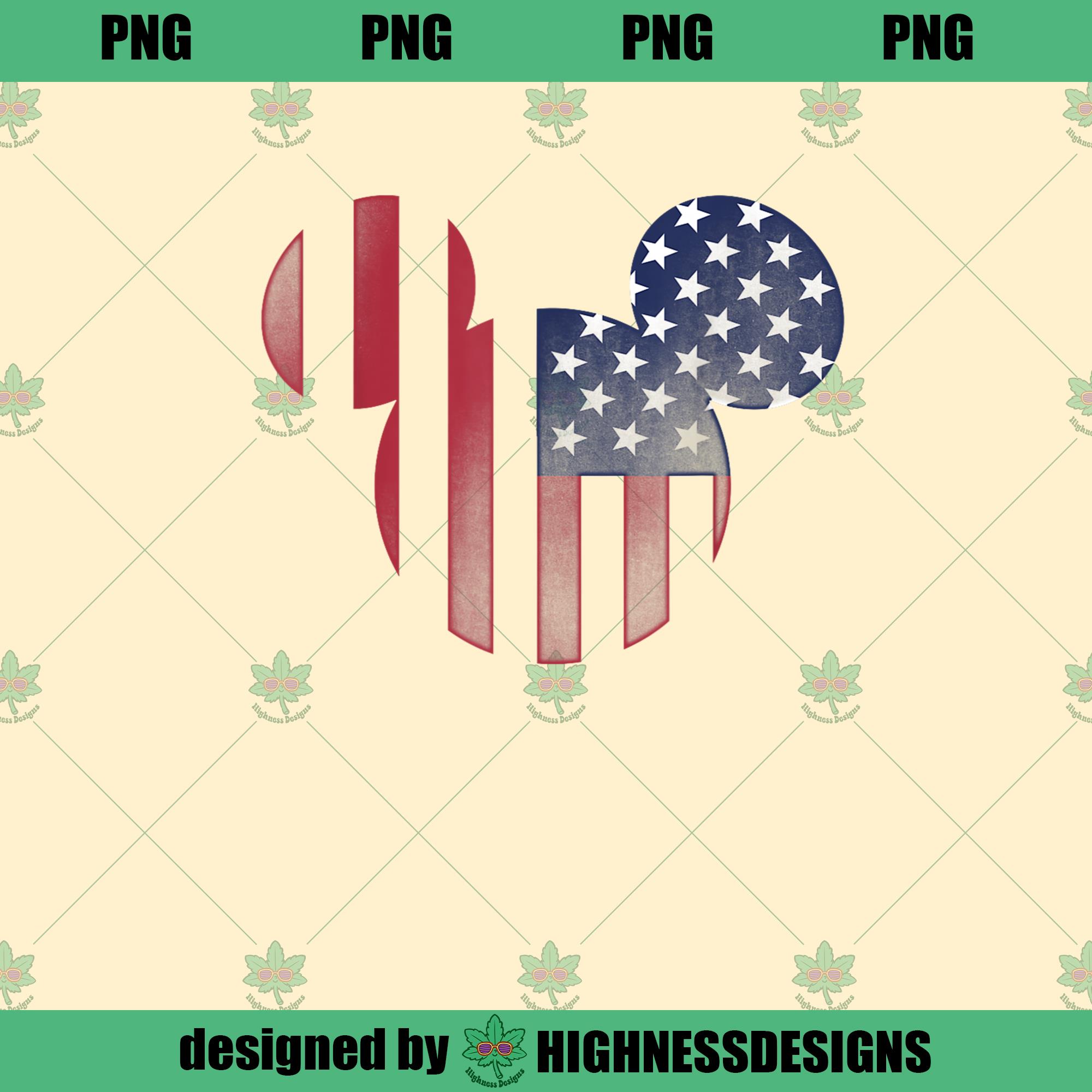 Disney Mickey Mouse Americana Ears shape PNG Download | Inspire Uplift