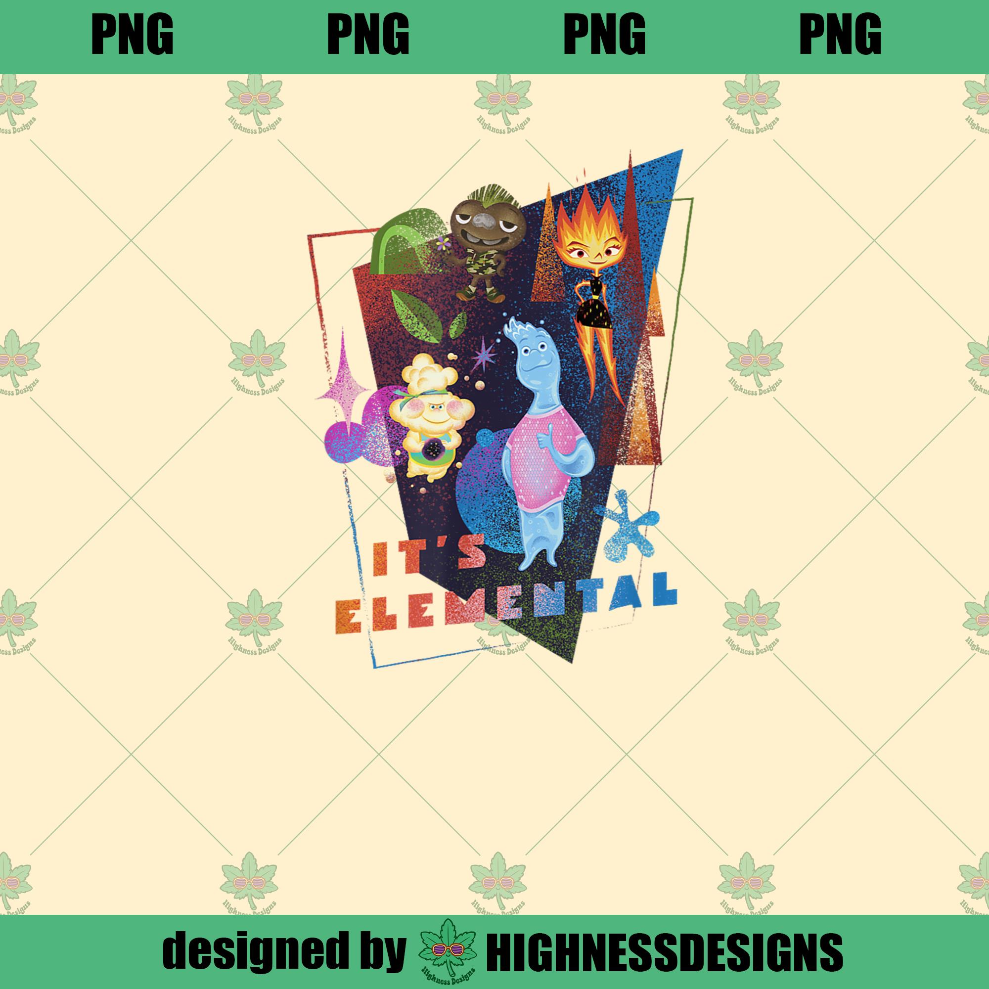 Disney Pixar Elemental Its Elemental 4 Elements Group Shot P - Inspire ...