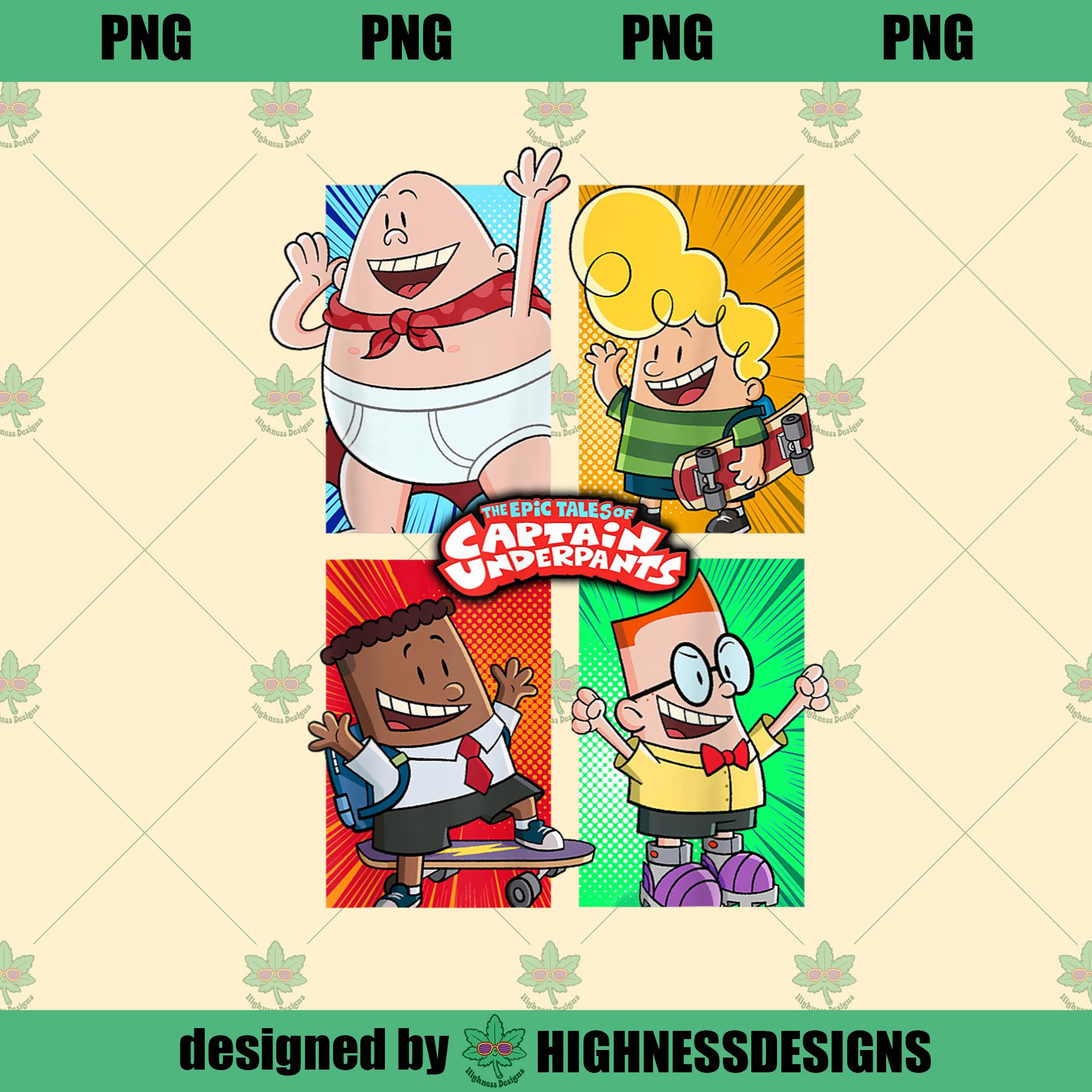 Captain Underpants The First Epic Movie 4 Square Friends PNG | Inspire ...