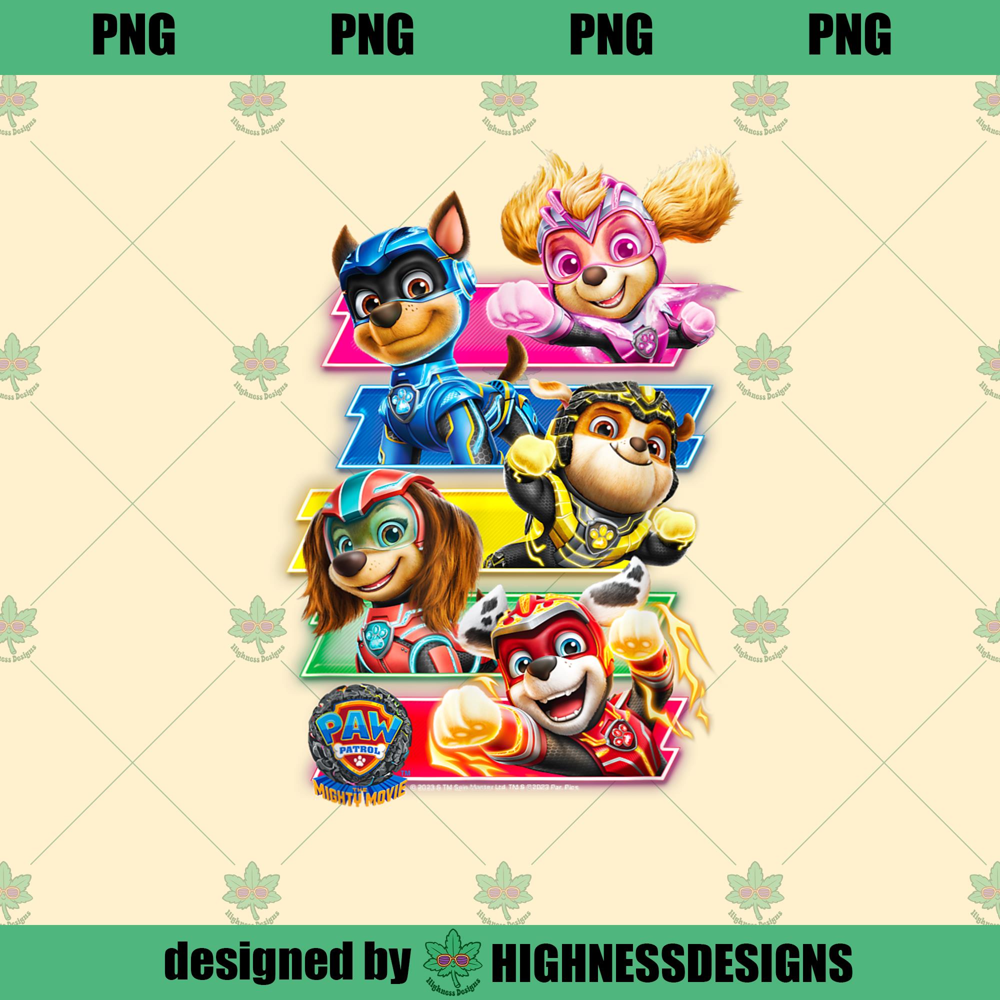 PAW Patrol The Mighty Movie Comic Strip Group PNG Download - Inspire Uplift