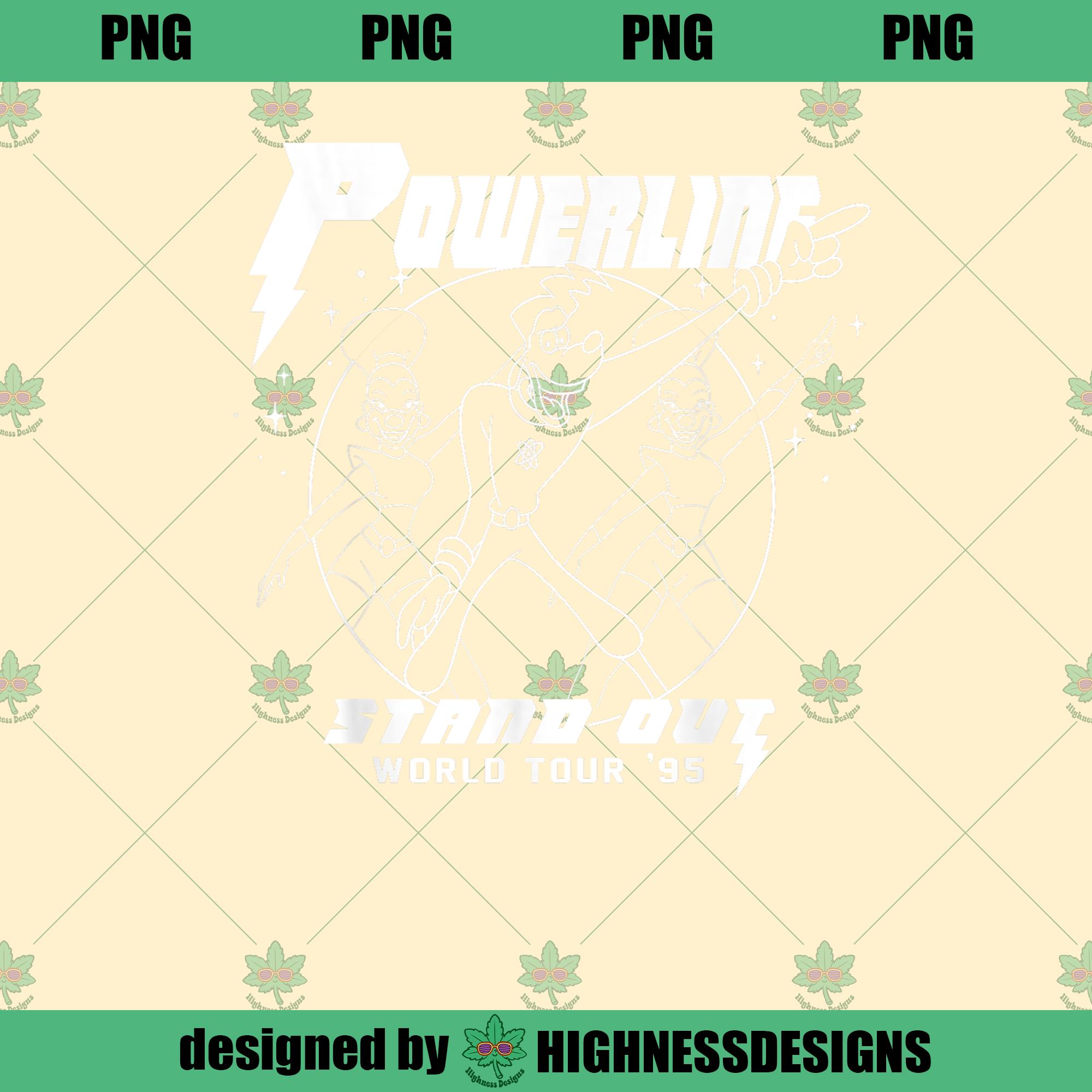 Disney A Goofy Movie Powerline World Tour Outline Poster PNG - Inspire ...