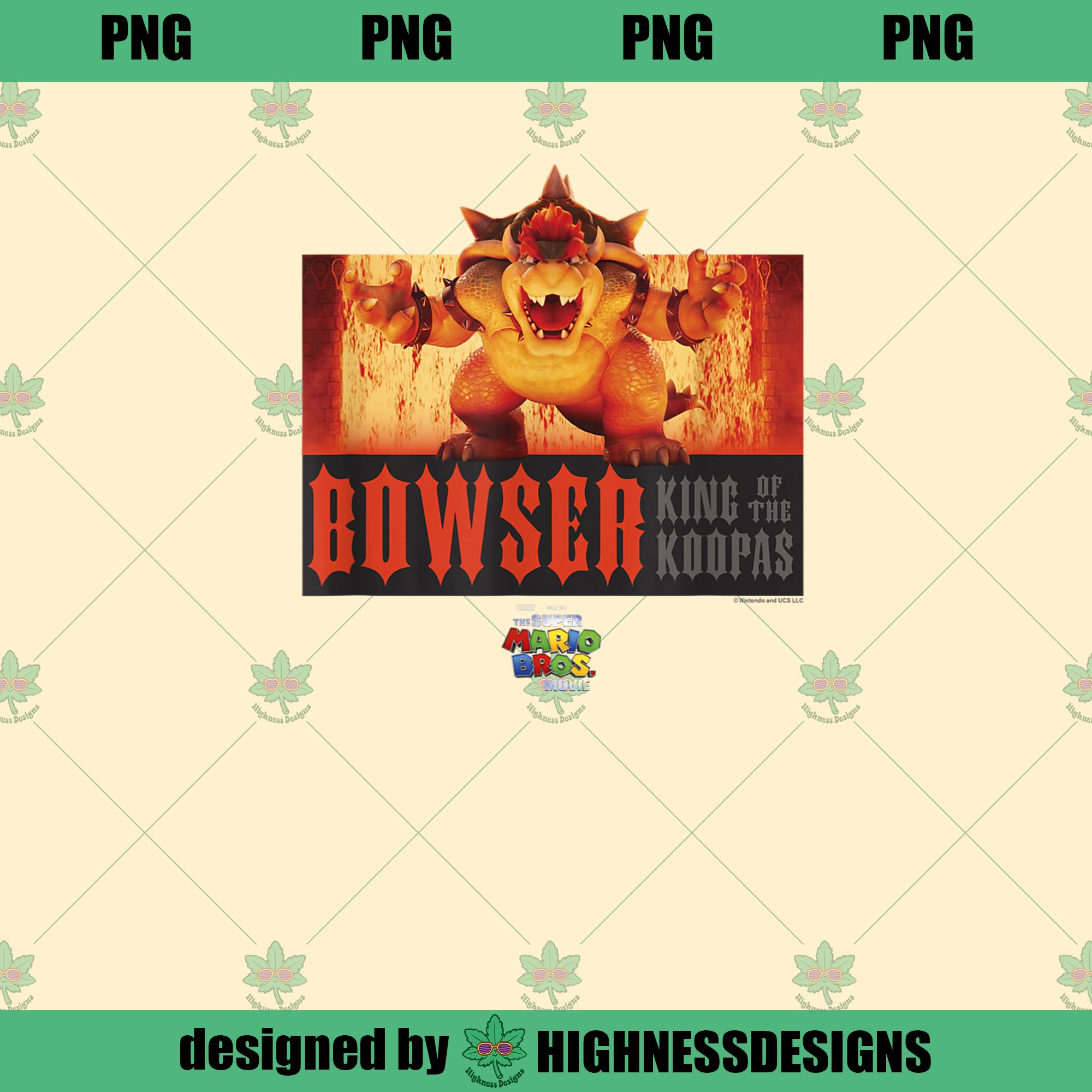 The Super Mario Bros Movie Bowser Roaring Portrait PNG Downl - Inspire ...