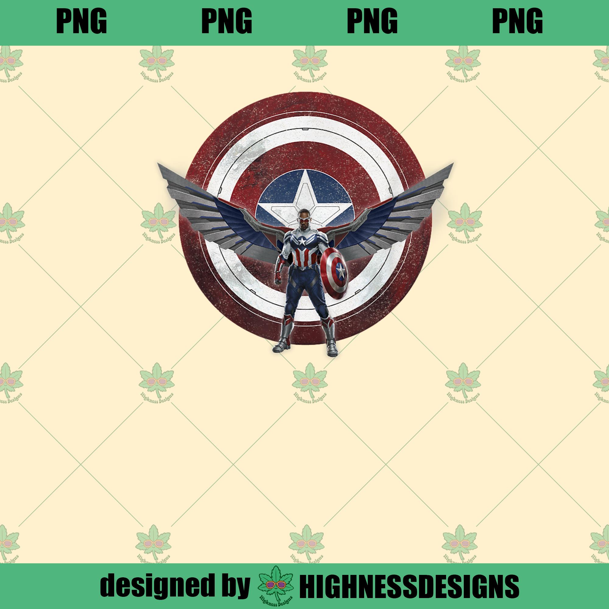 Marvel Falcon Winter Soldier Captain America Shield Wings PN | Inspire ...